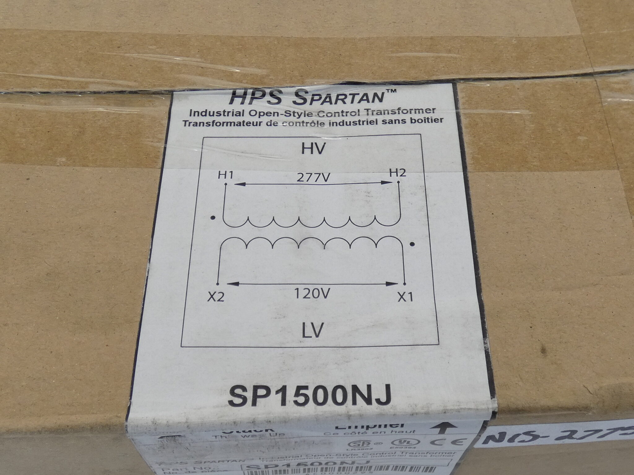 HPS Spartan SP1500NJ Industrial Open-Style Control Transformer – GPM ...