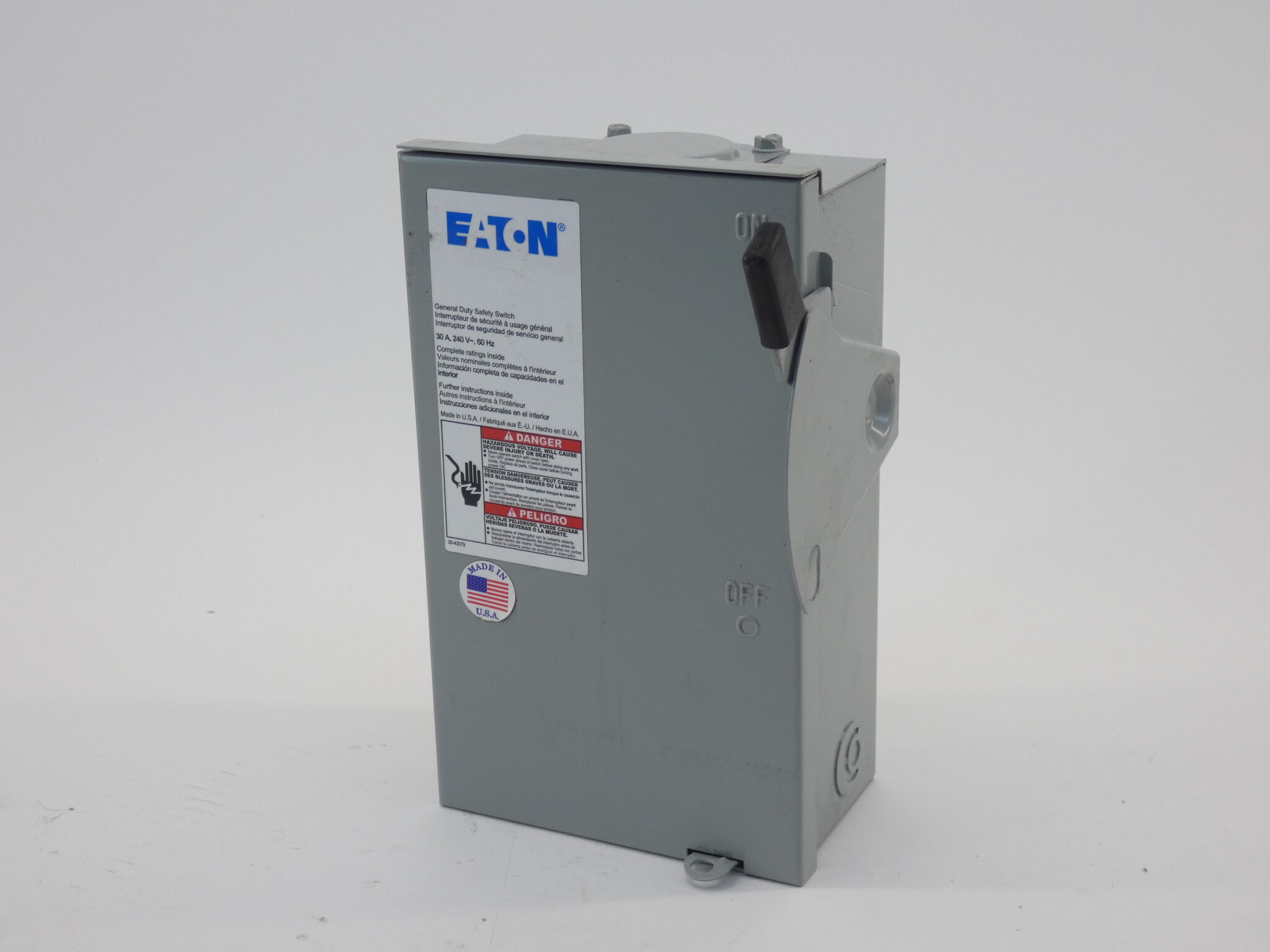 Eaton DG321URB General Duty Safety Switch, 30A, 3P – GPM Surplus