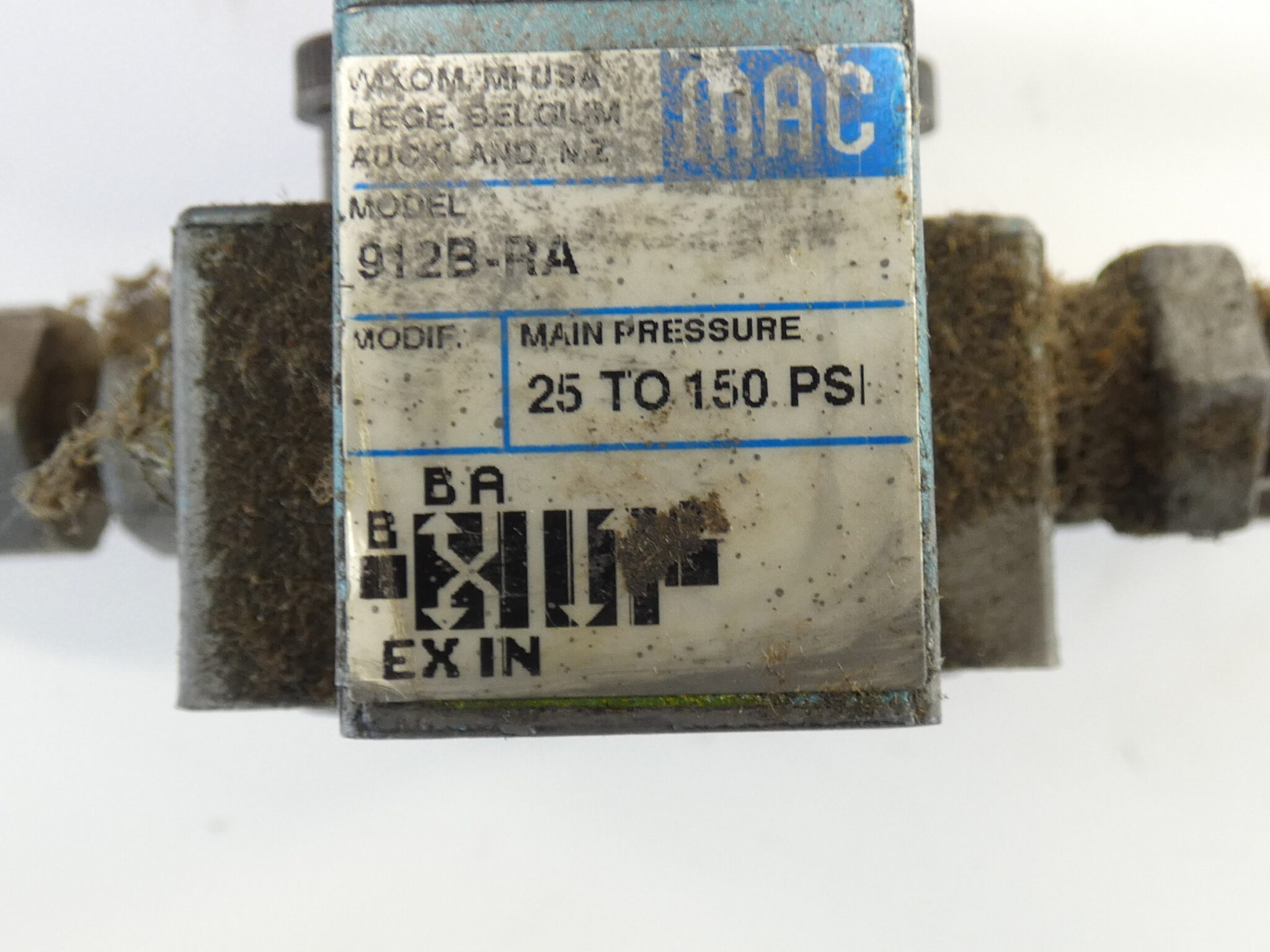 MAC Valve 912B-RA Solenoid Valve 25 to 150 PSI – GPM Surplus