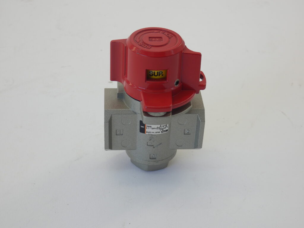 SMC VHS30-03 Pressure Relief Valve 3 Port Lockout – GPM Surplus