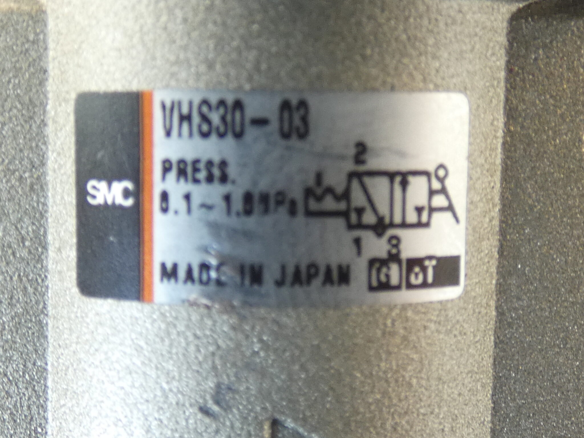 SMC VHS30-03 Pressure Relief Valve 3 Port Lockout – GPM Surplus