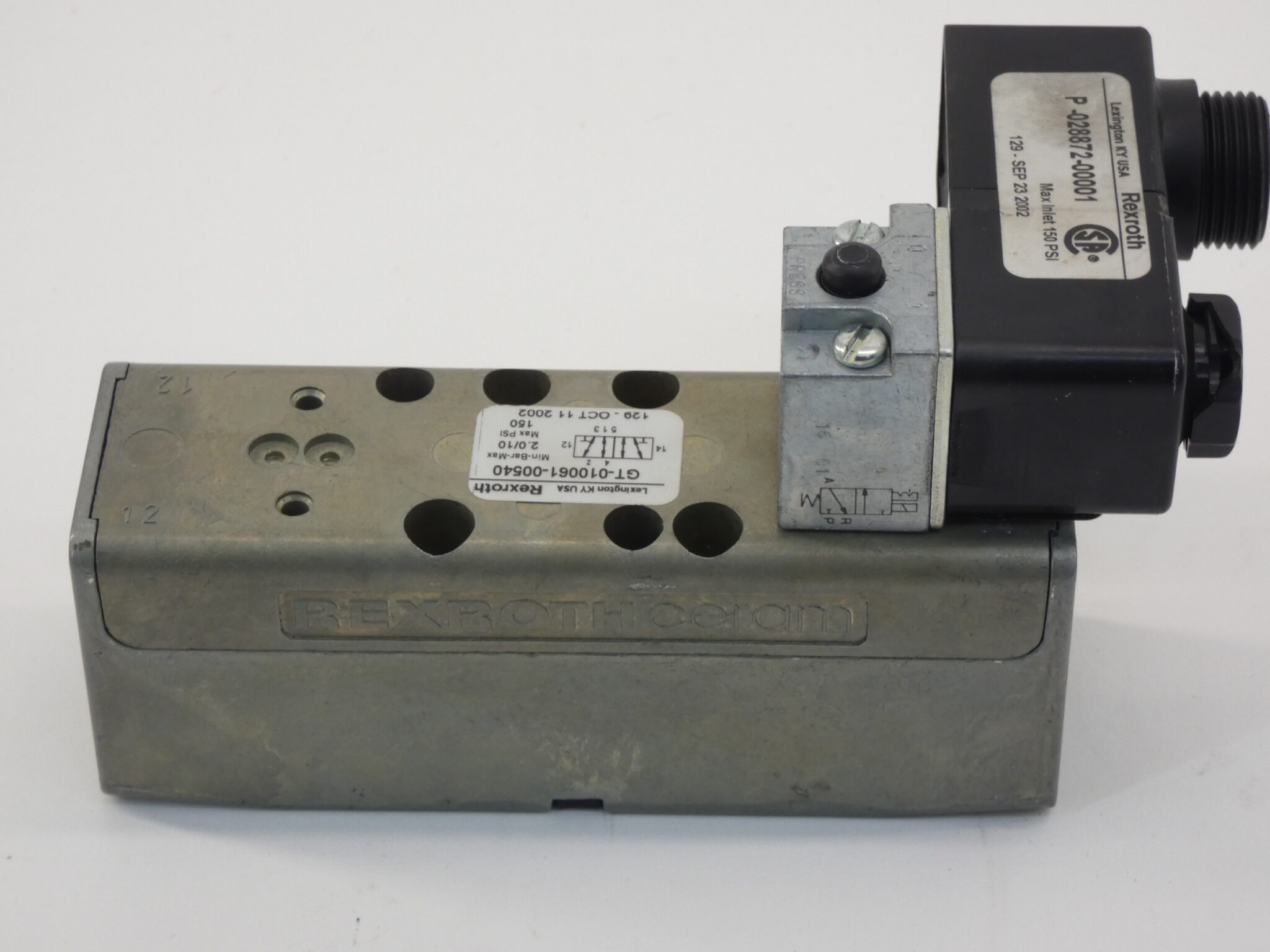 Rexroth GT-010061-00540 Valve Unit P-028872-00001 – GPM Surplus