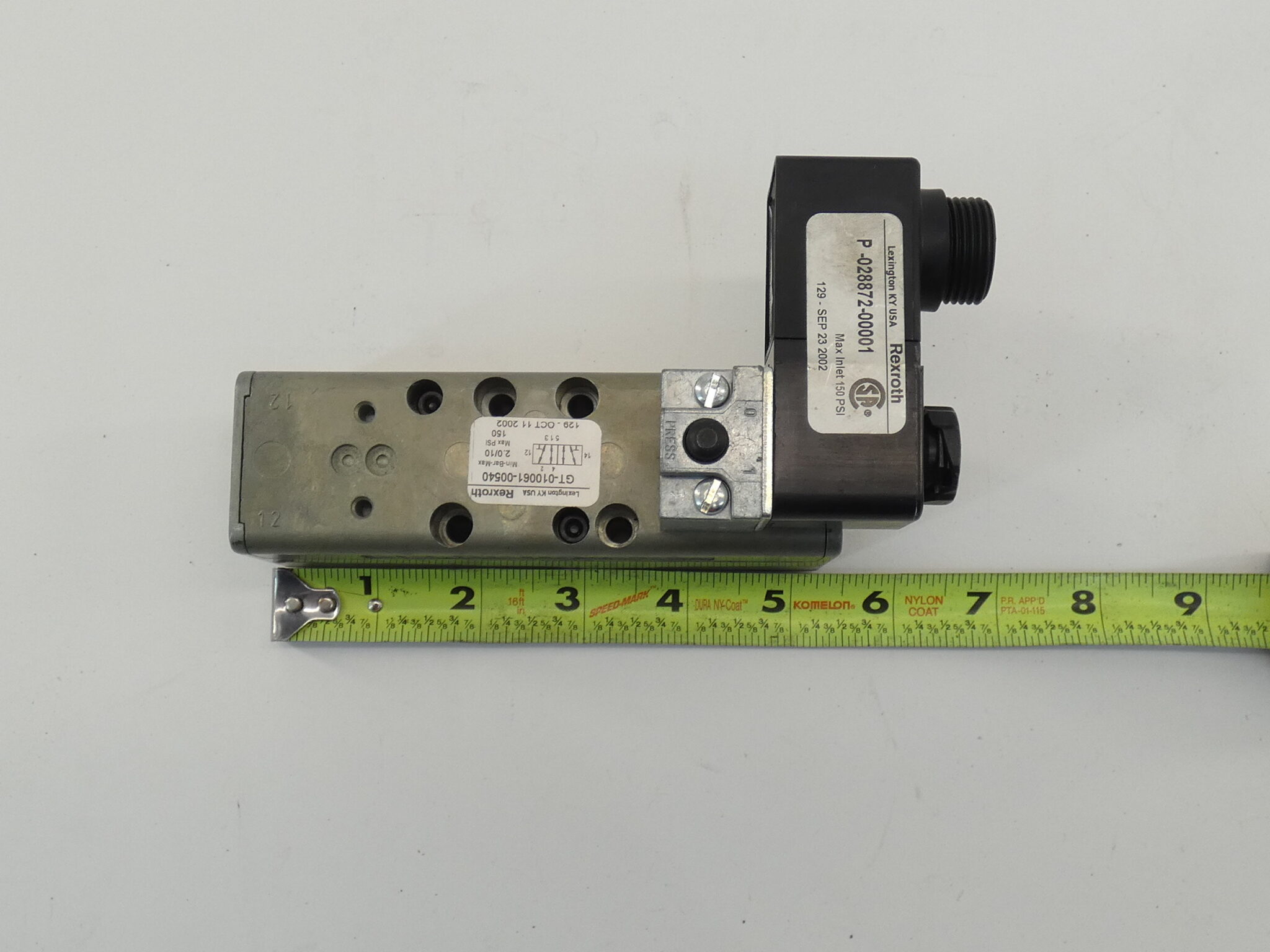 Rexroth GT-010061-00540 Valve Unit P-028872-00001 – GPM Surplus