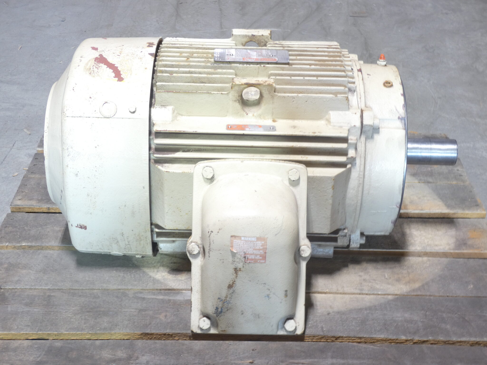 40HP General Electric AC Motor, 5KS324GS263P, 324TC, 3PH, 1780 RPM ...