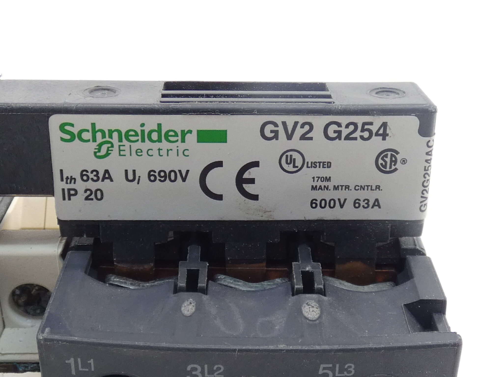 *Lot of 2* Schneider Electric GV2ME10 Manual Motor Starters w/ GV2 G254 ...