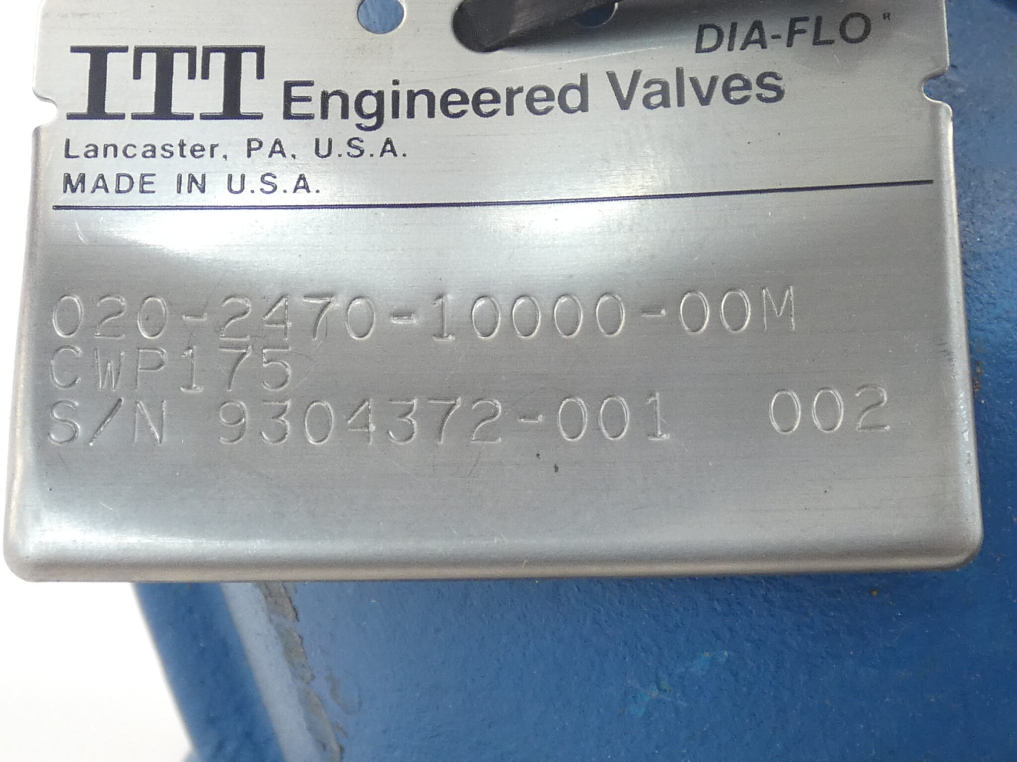 ITT Dia-Flo 2″ Diaphragm Valve, CWP175, 1-1/2″-2″ – GPM Surplus