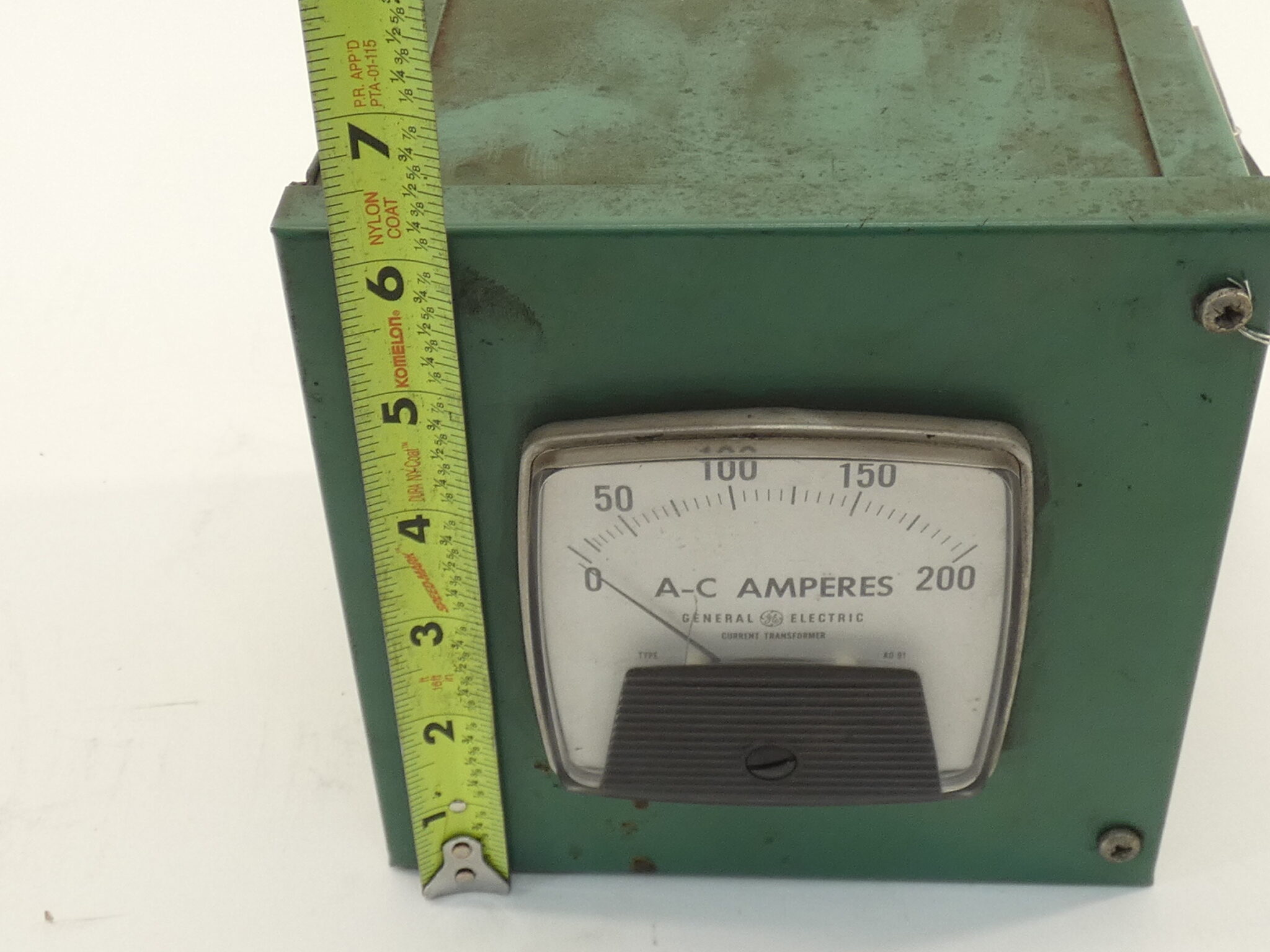 General Electric Ammeter , 0-200A W/ Enclosure – GPM Surplus