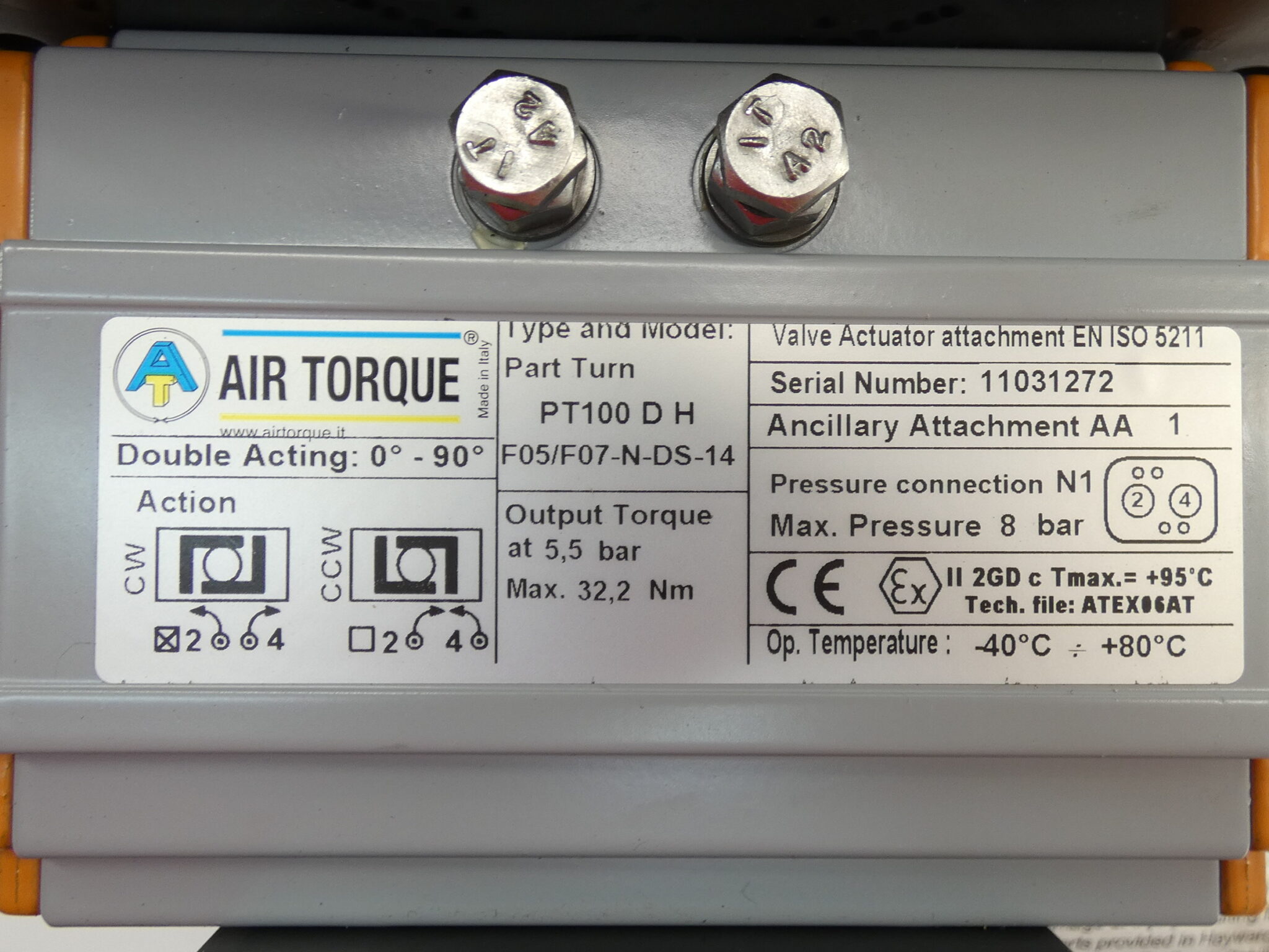 VRC VE700 Electro Pneumatic Valve Positioner, Hayward 1″ True Union ...