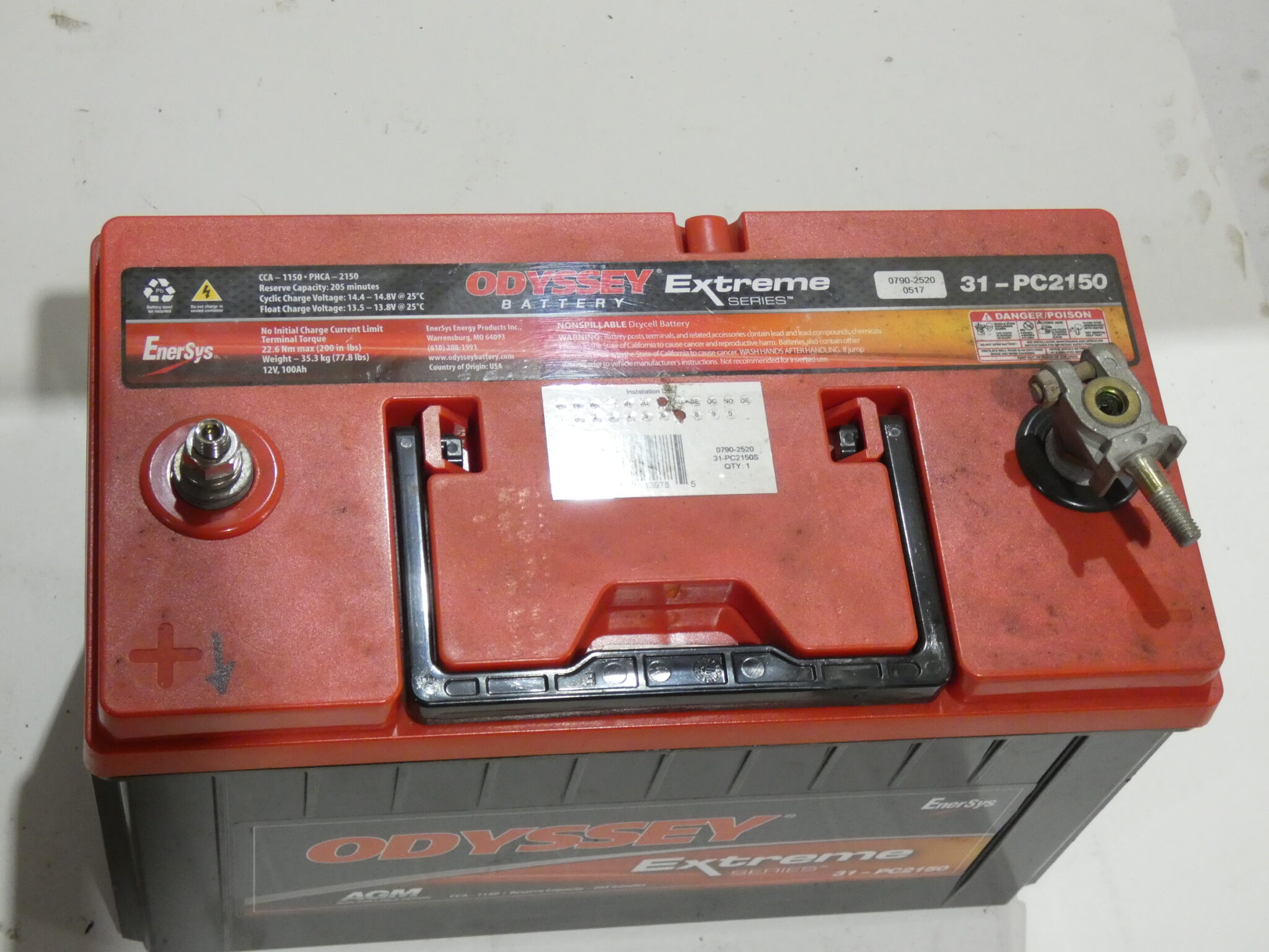 Odyssey 31-PC2150 12V Drycell Battery – GPM Surplus