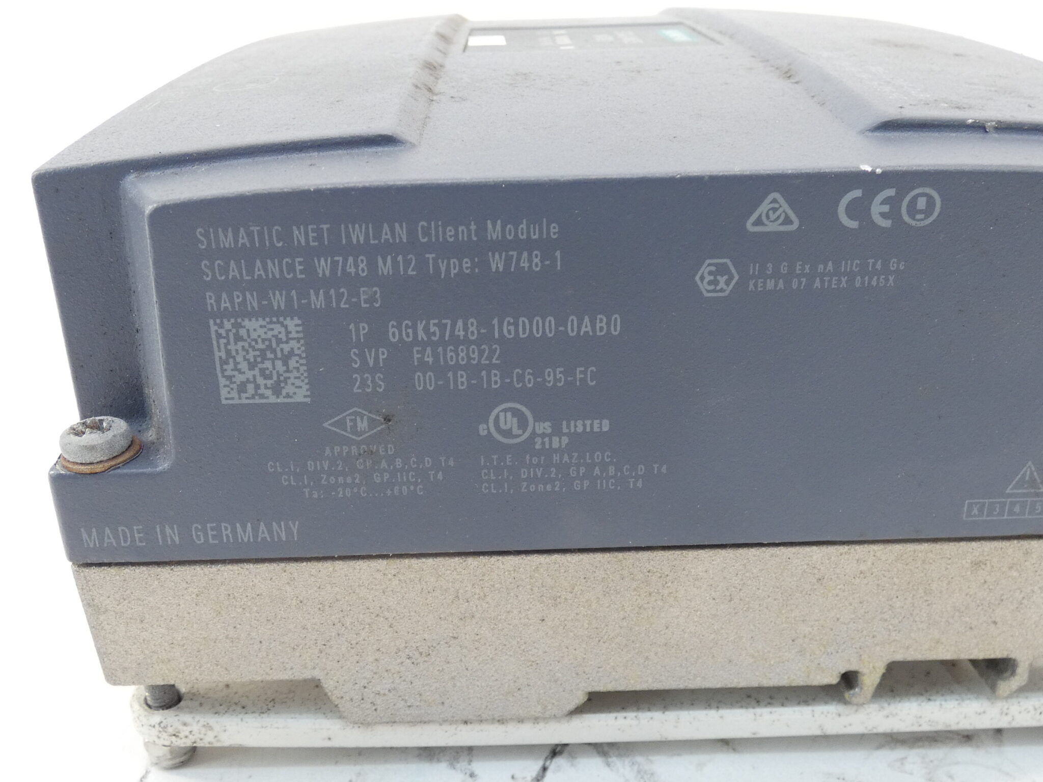 Siemens Scalance W700, 1P 6GK5748-1GD00-0AB0 Simatic Module W/ Base ...