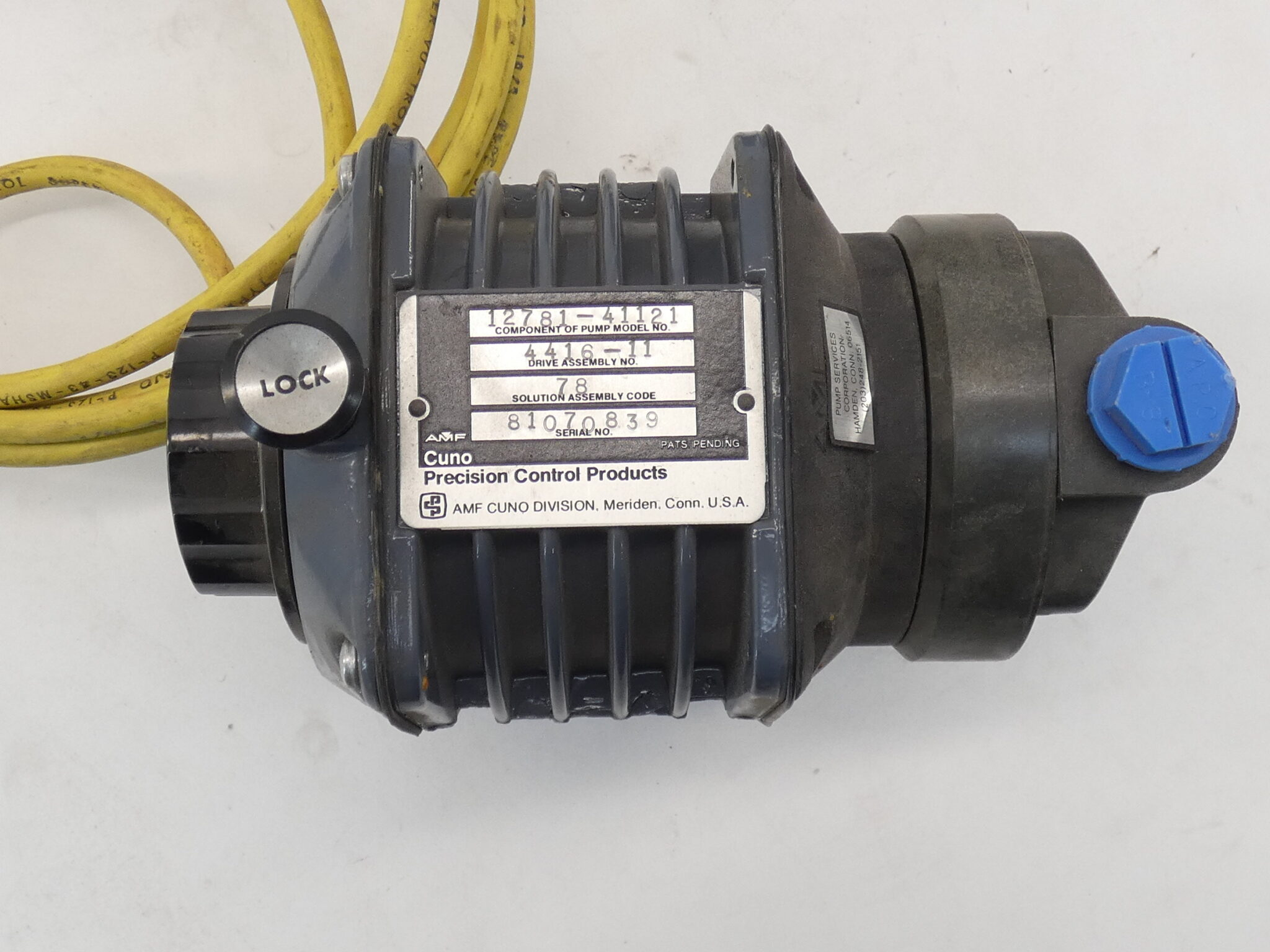 AMF Cuno 12781-41121 Chemical Feed Metering Pump, 115V, 2A, 50/60HZ ...