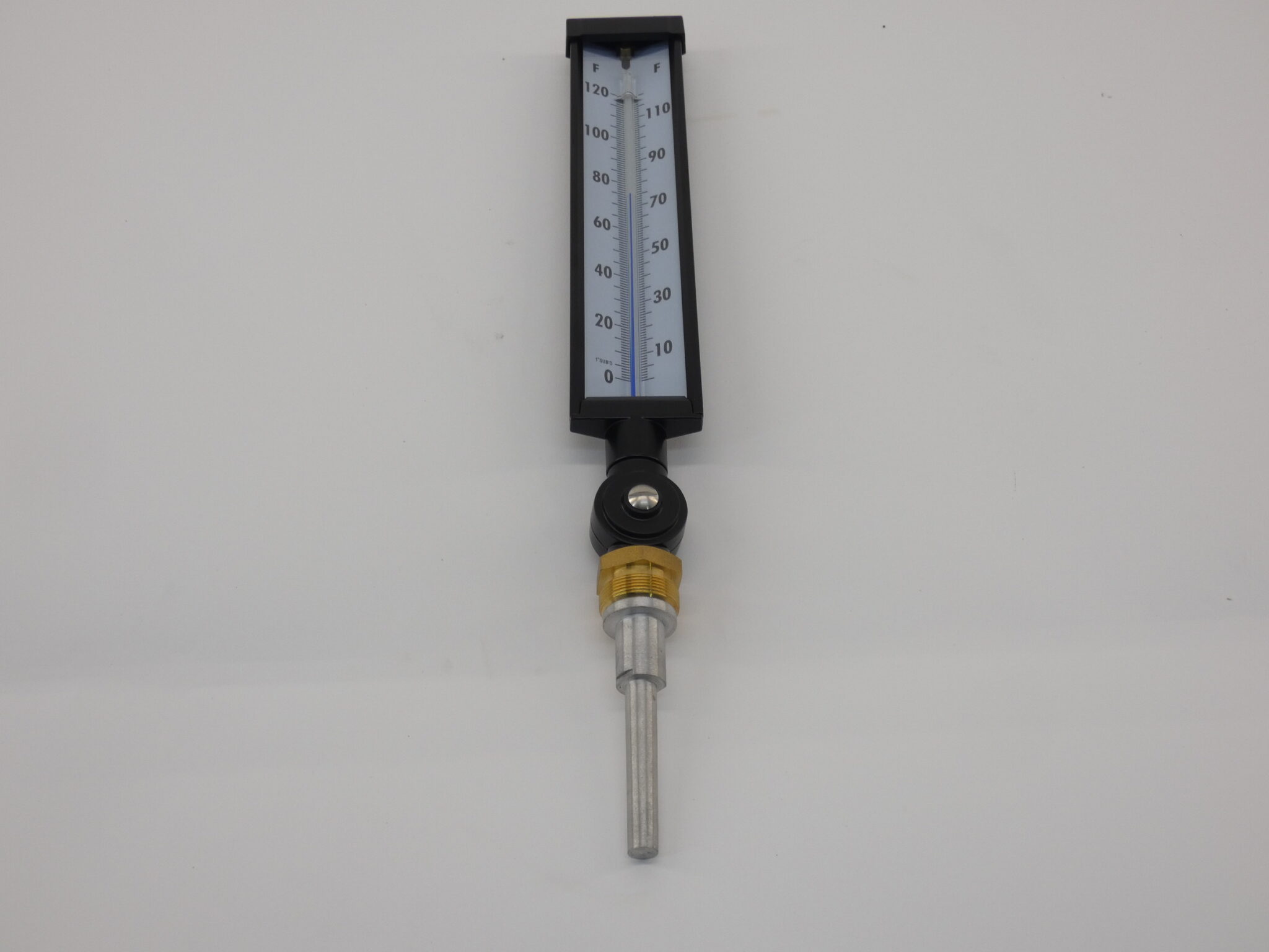 AT1F0G2A1 Adjust Angle Thermometer 0-120F 9″ Scale 3.5″ Stem – GPM Surplus