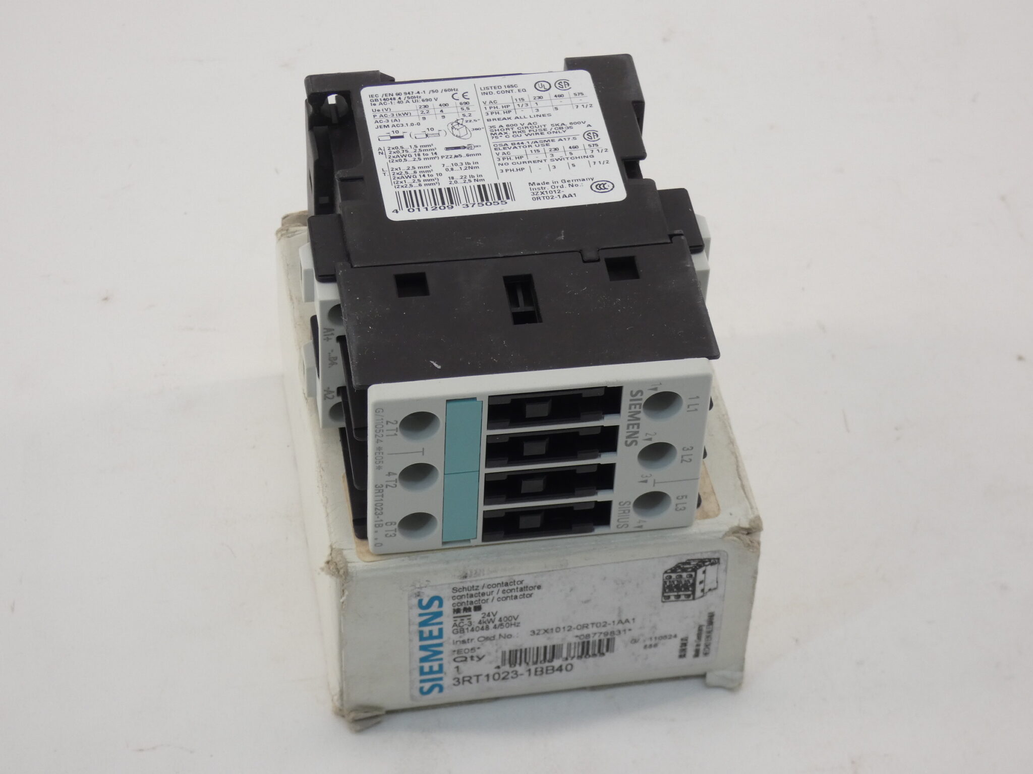 Siemens 3RT1023-1BB40 Contactor – GPM Surplus