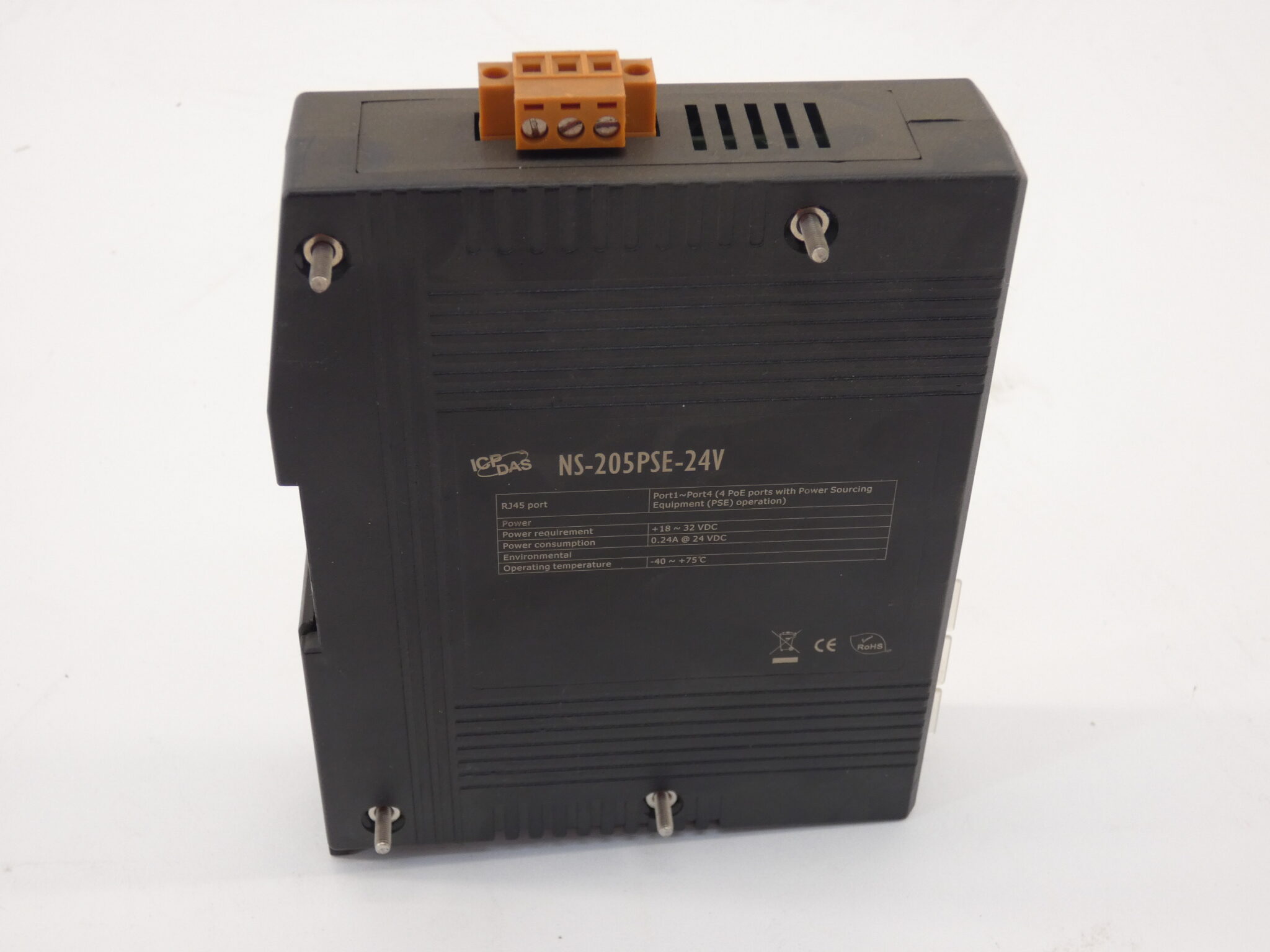 ICP DAS NS-205PSE-24V Ethernet Switch – GPM Surplus