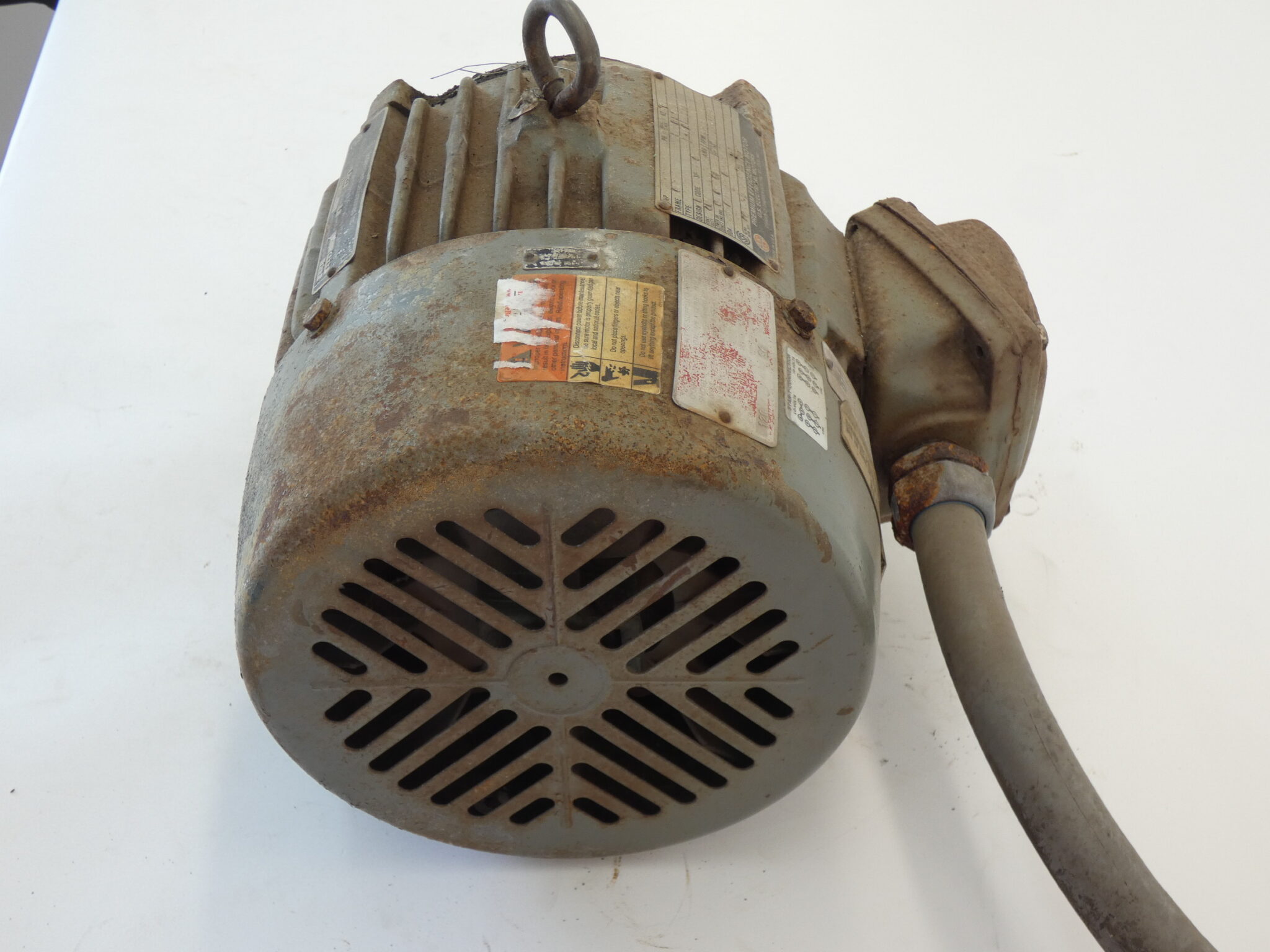 3HP US Electrical Type LE-TE Motor, RPM 1755, 182T Frame, 3PH – GPM Surplus