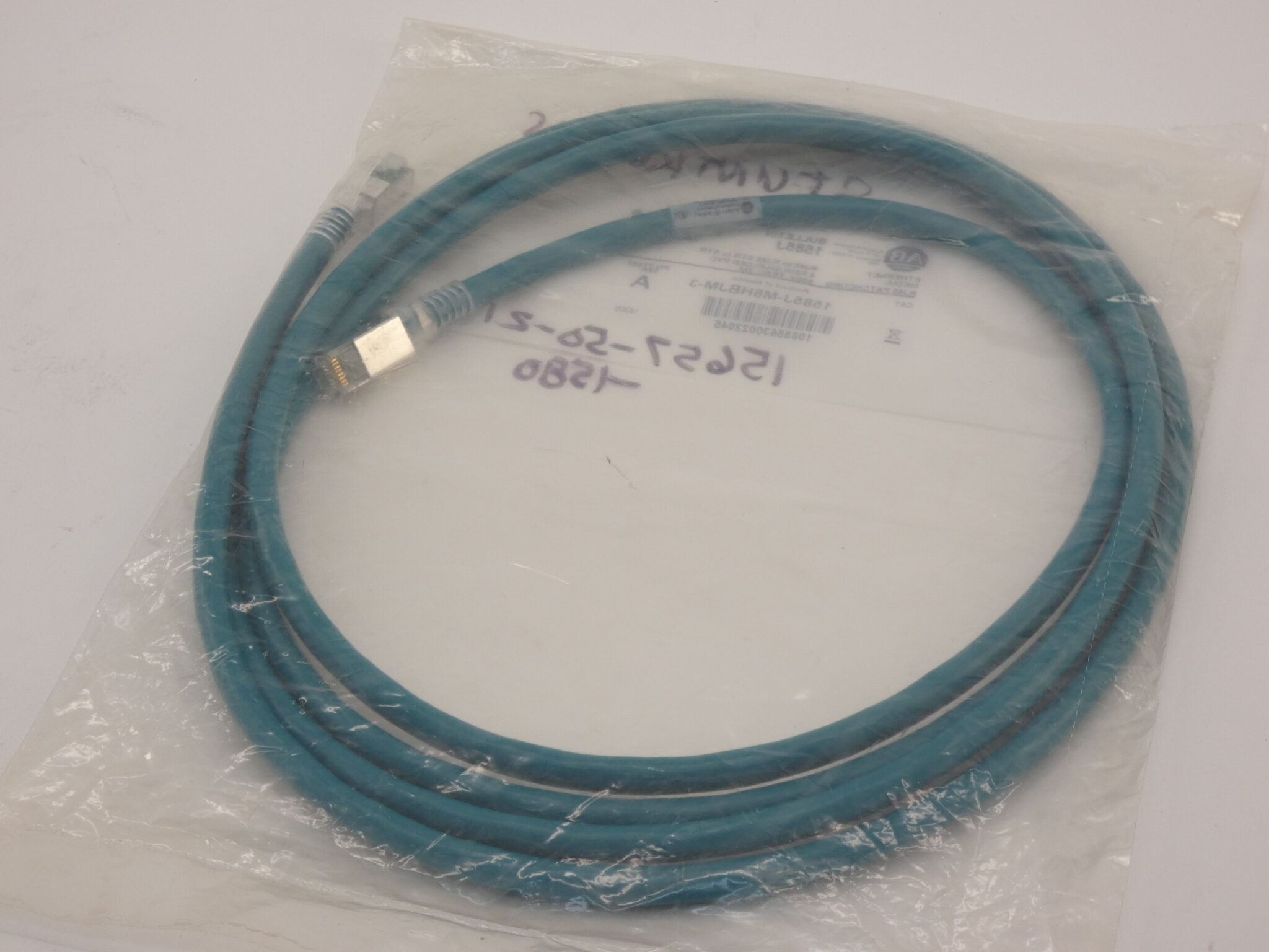Allen-Bradley 1585J-M8HBJM-3 Ethernet Cable, RJ45 Patchcord, 3M – GPM ...
