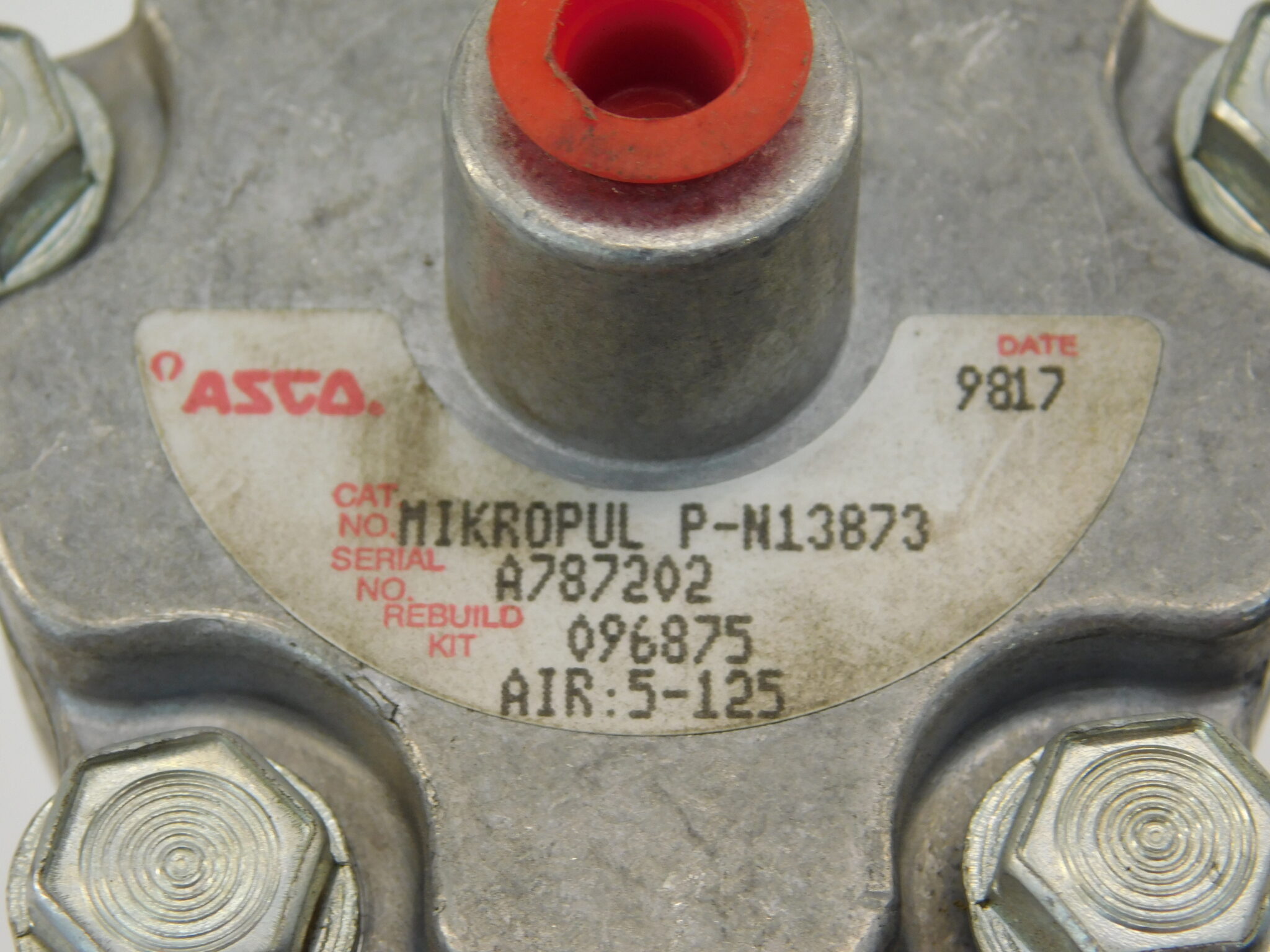 ASCO MIKROPUL, P-N13873 Valve, 5-125 PSI – GPM Surplus
