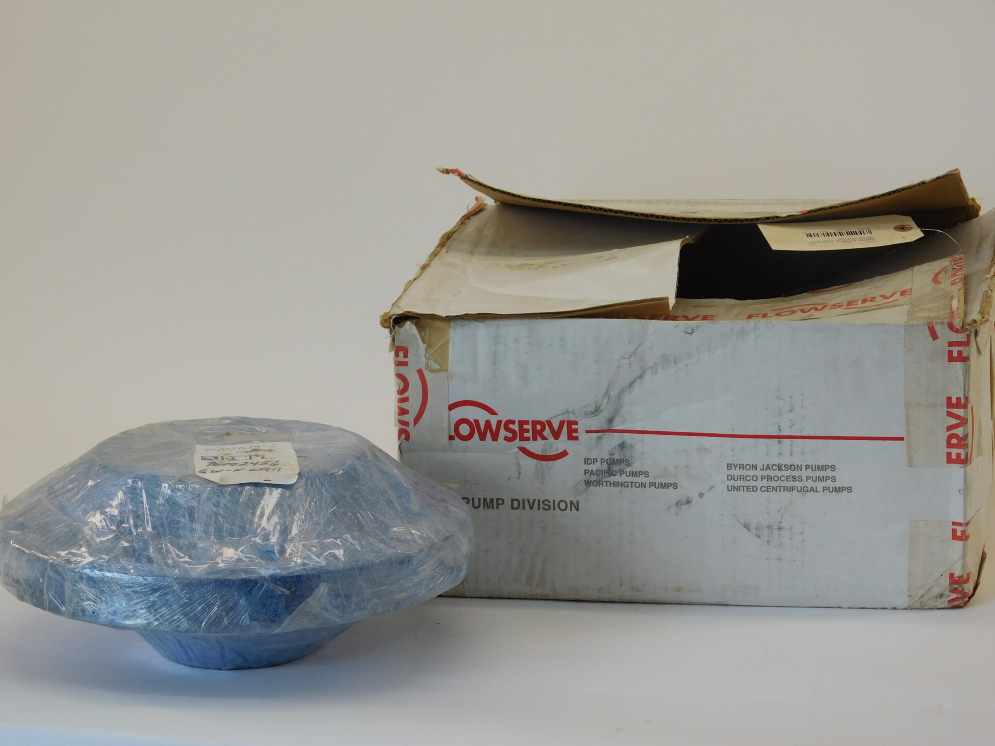 Flowserve Pump Impeller 6CHTA3DX15, 7-Vane, 12.875″ OD, Stainless Steel ...