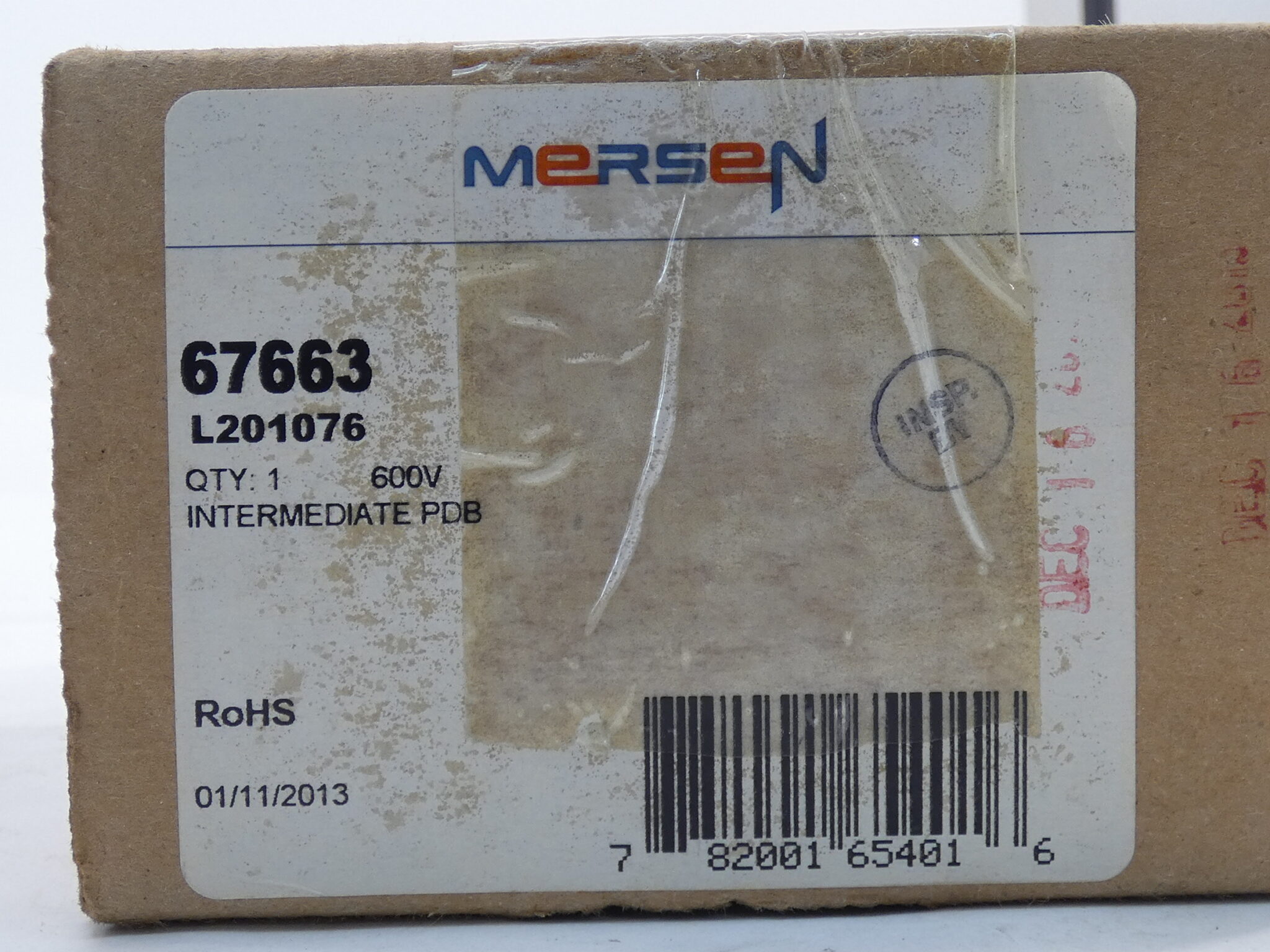 Ferraz Shawmut Mersen 67663 Power Distribution Block, 600V, 3P – GPM ...