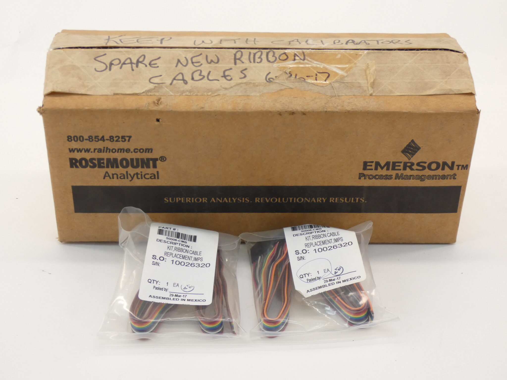 *Lot of 2* Emerson S0006-CMB Ribbon Cable Kit Replacement – GPM Surplus