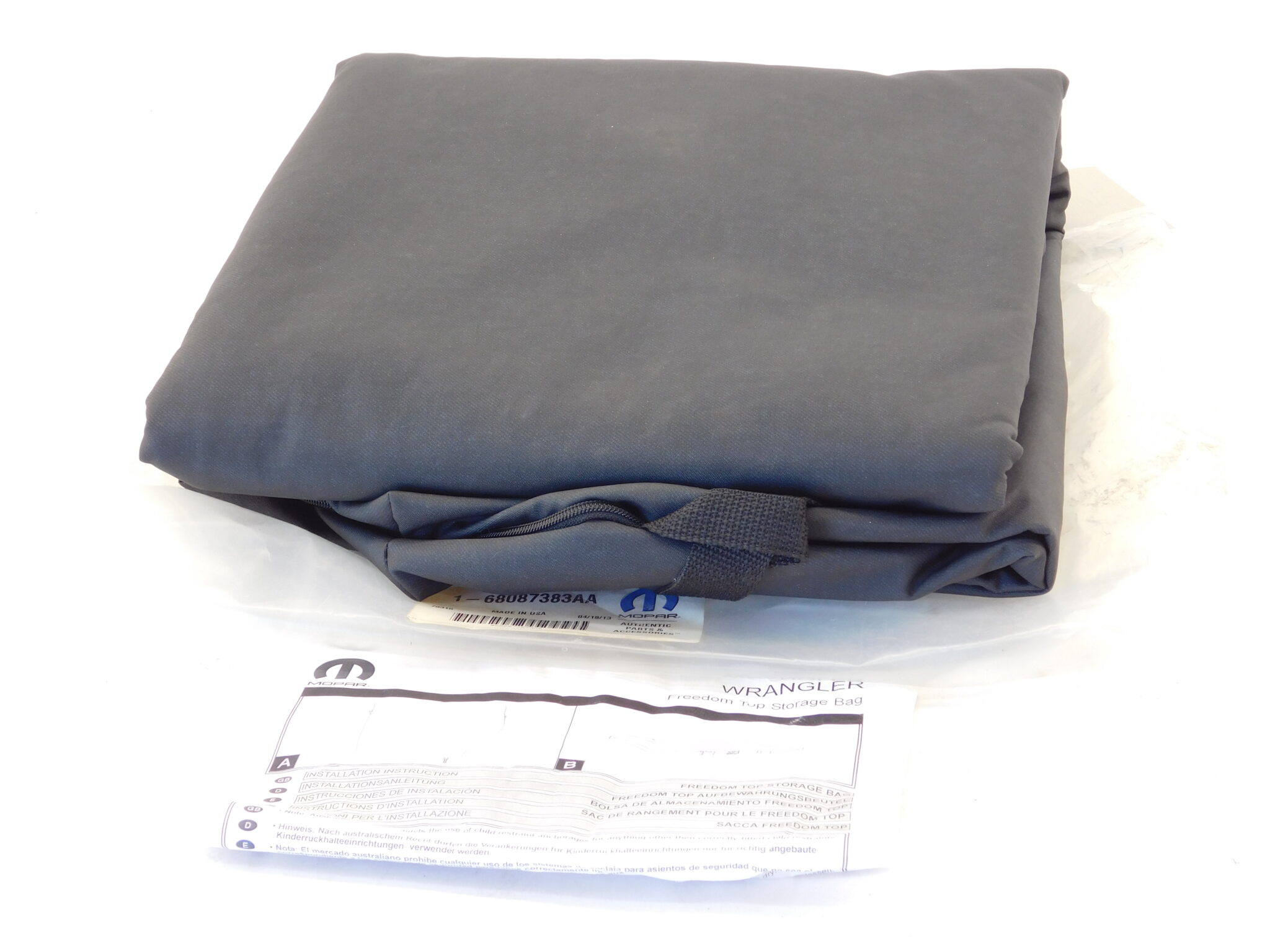 Mopar 1-68087383AA Jeep Wrangler Freedom Top Storage Bag, 79315 – GPM ...