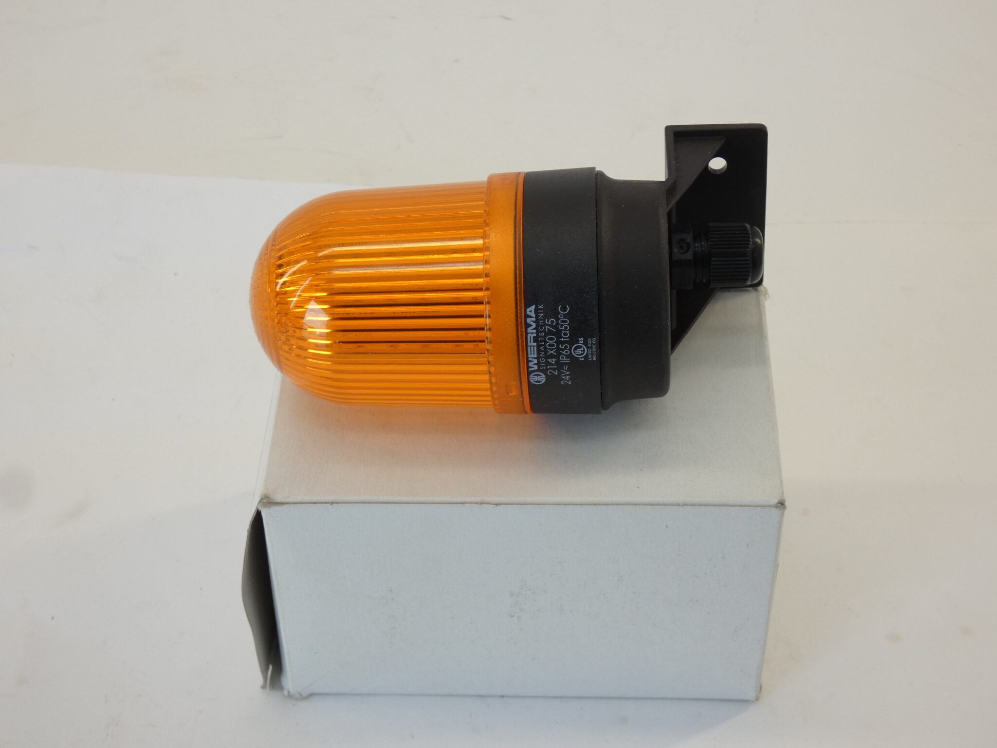 Werma 214 300 75 Yellow LED Beacon, 214 X00 75, 24V – GPM Surplus