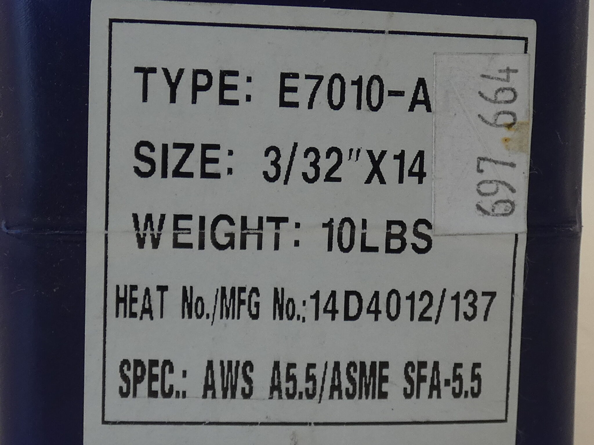 Unibraze E7010-A1 Welding Electrodes, 3/32″ X 14″ – GPM Surplus