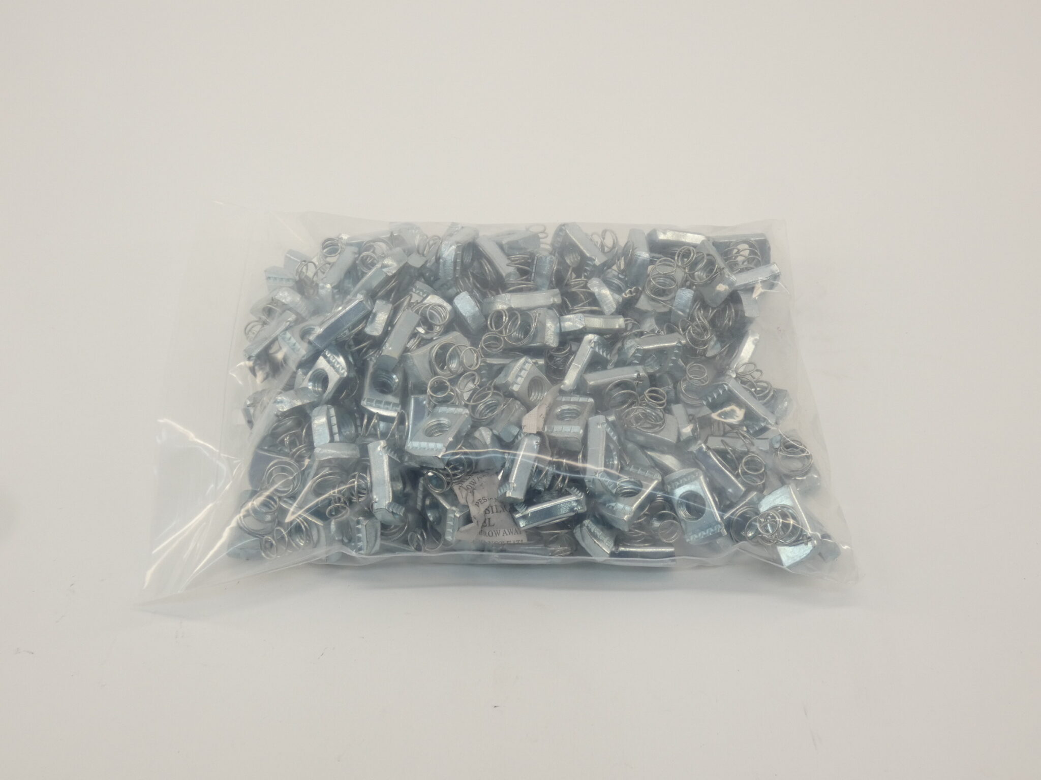 *Lot of 11LBS* Bag of 1/2″- 13 Channel Nuts W/ Regular Spring – GPM Surplus