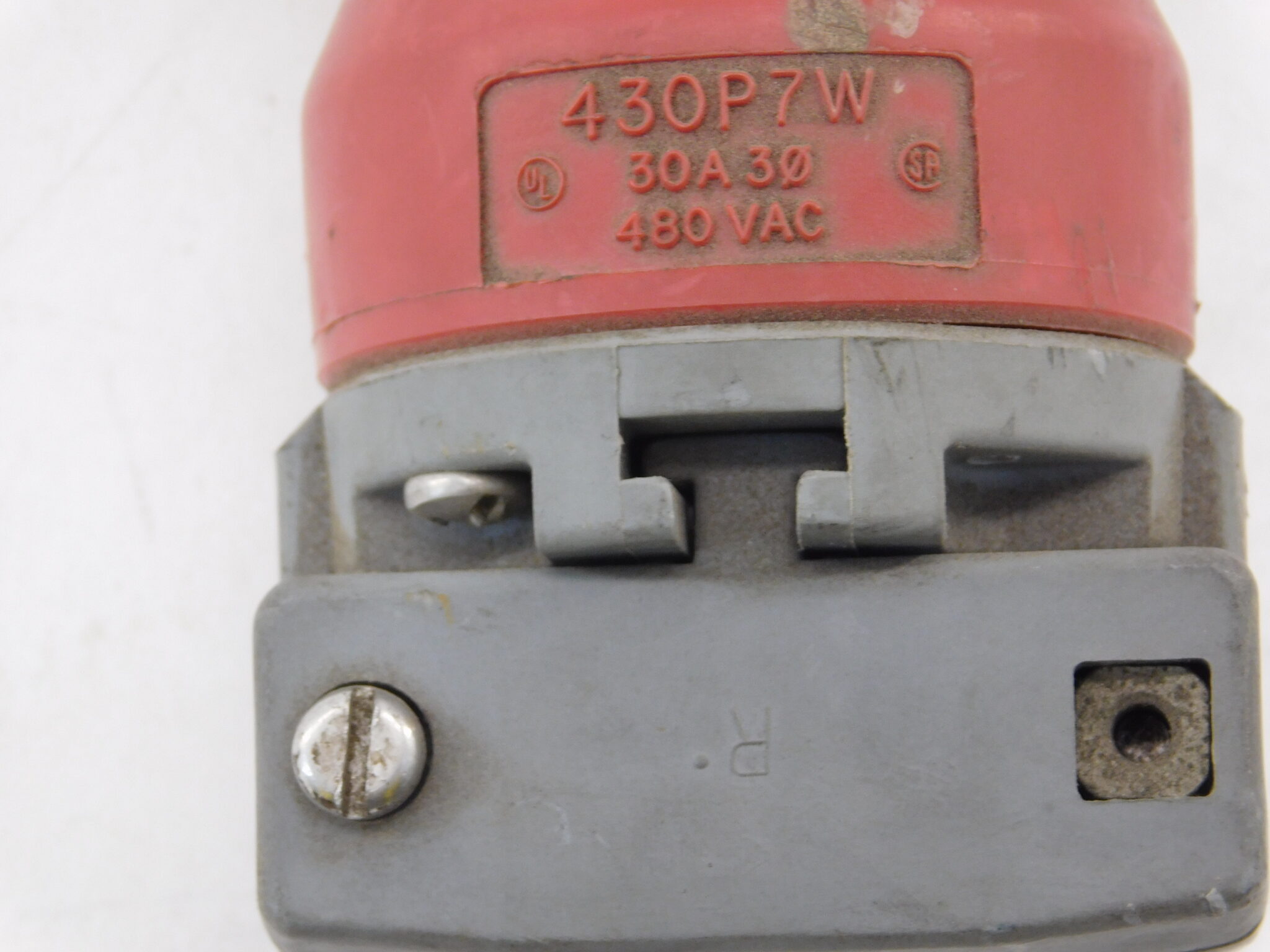 Hubbell 430P7W Male Pin and Sleeve Plug, Connector, 480 VAC, 30A – GPM ...