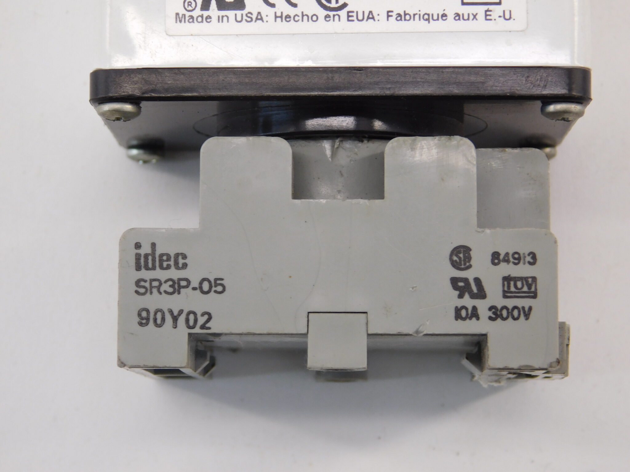Square D 9050JCK27V20 Timing Relay W/ IDEC SR3P-05 Relay Socket – GPM ...