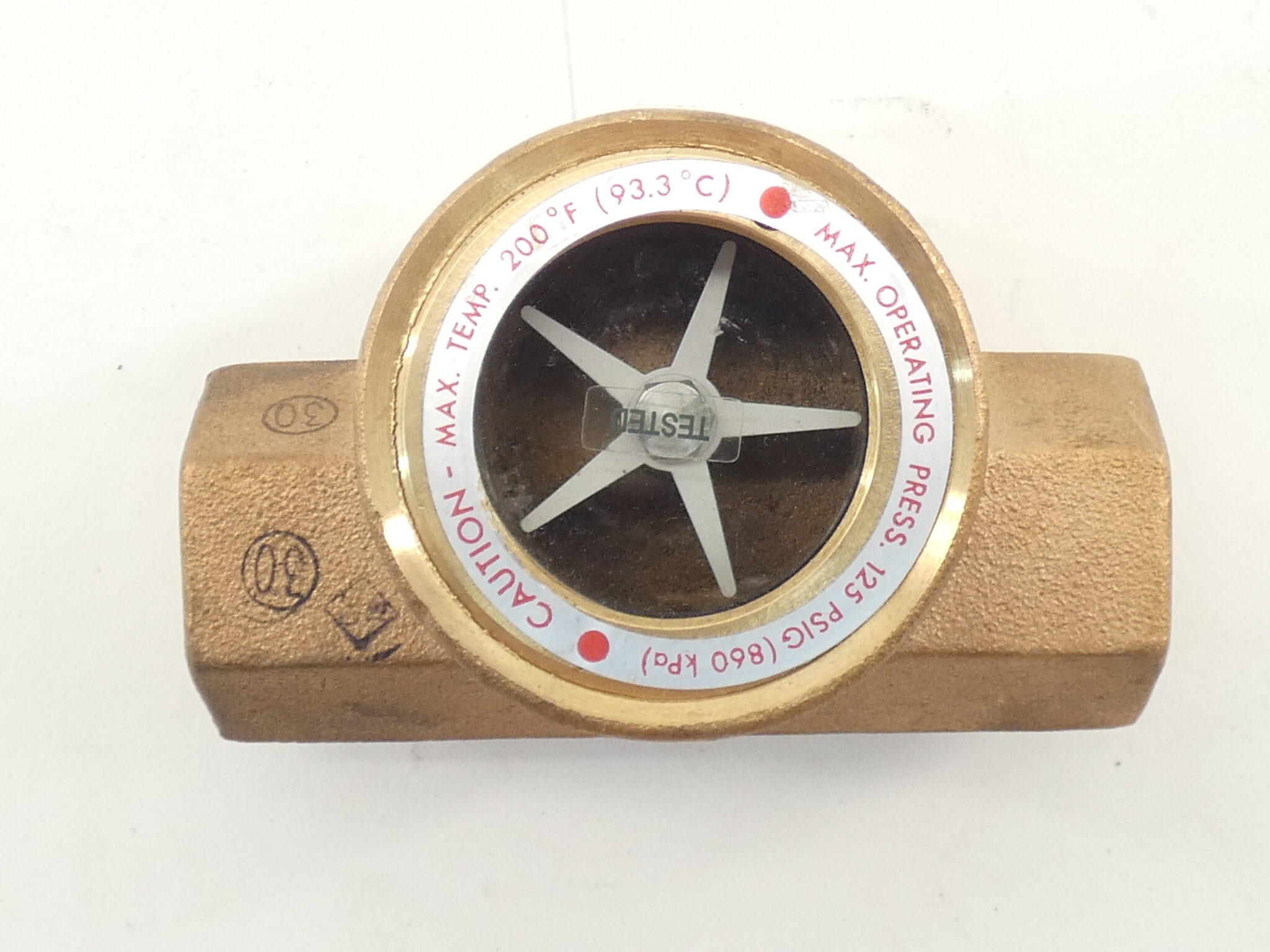 Dwyer W.E. Anderson SFI-100-1/2″ Midwest Sight Flow Indicator – GPM Surplus