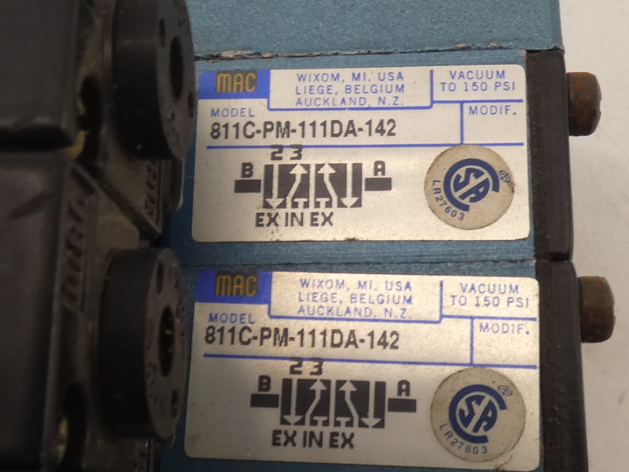 MAC 811C-PM-111DA-142 Solenoid Valve, PME-111DAAA, 150PSI – GPM Surplus