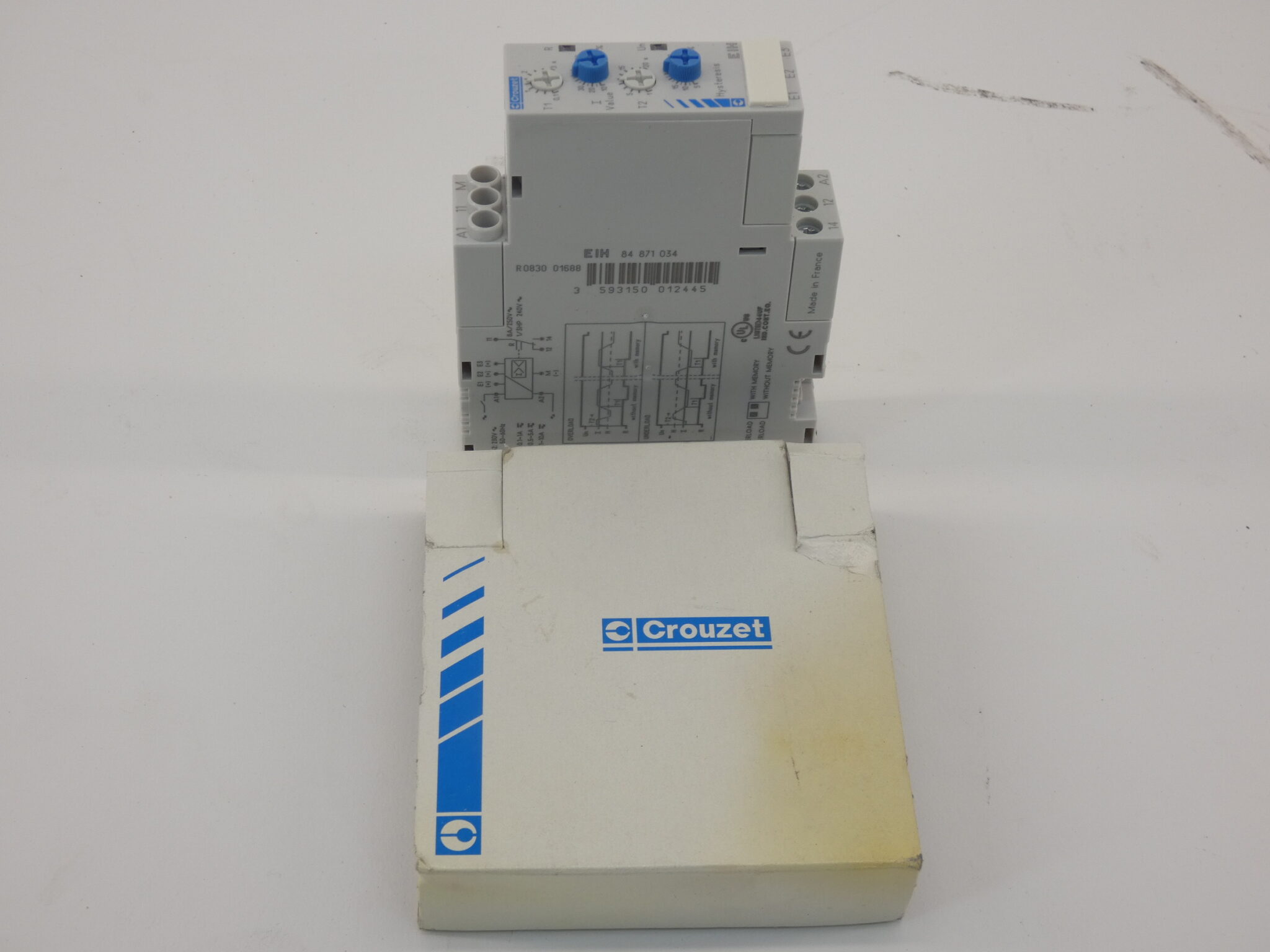 Crouzet EIH 84 871 034 Current Monitoring Relay, 230V – GPM Surplus