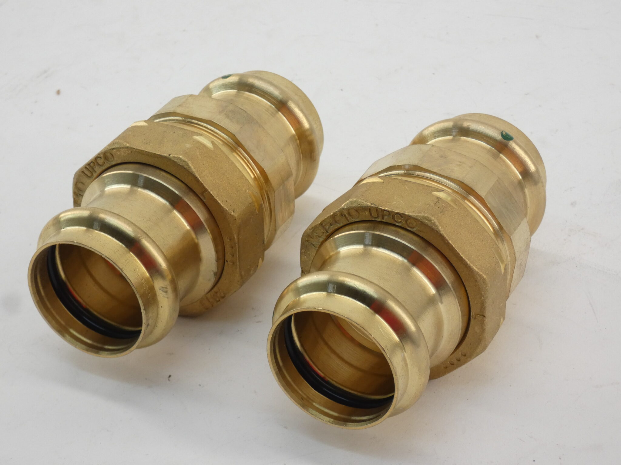 *Lot of 2* Viega 1-1/2″ x 2″ Propress Brass Straight Fittings – GPM Surplus