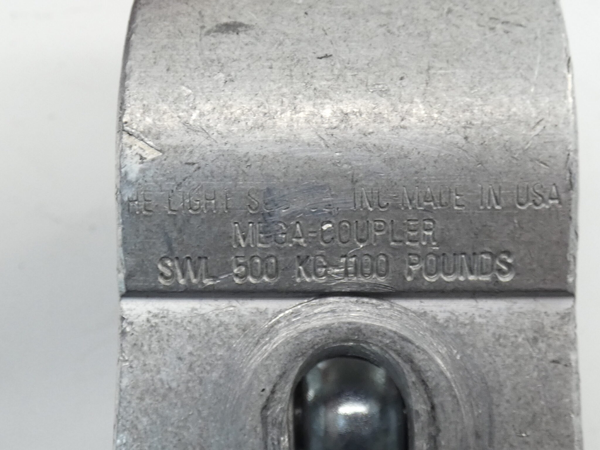 *Lot of 2* Light Source SWL 500Kg Swivel Cheeseborough Clamp Mega ...