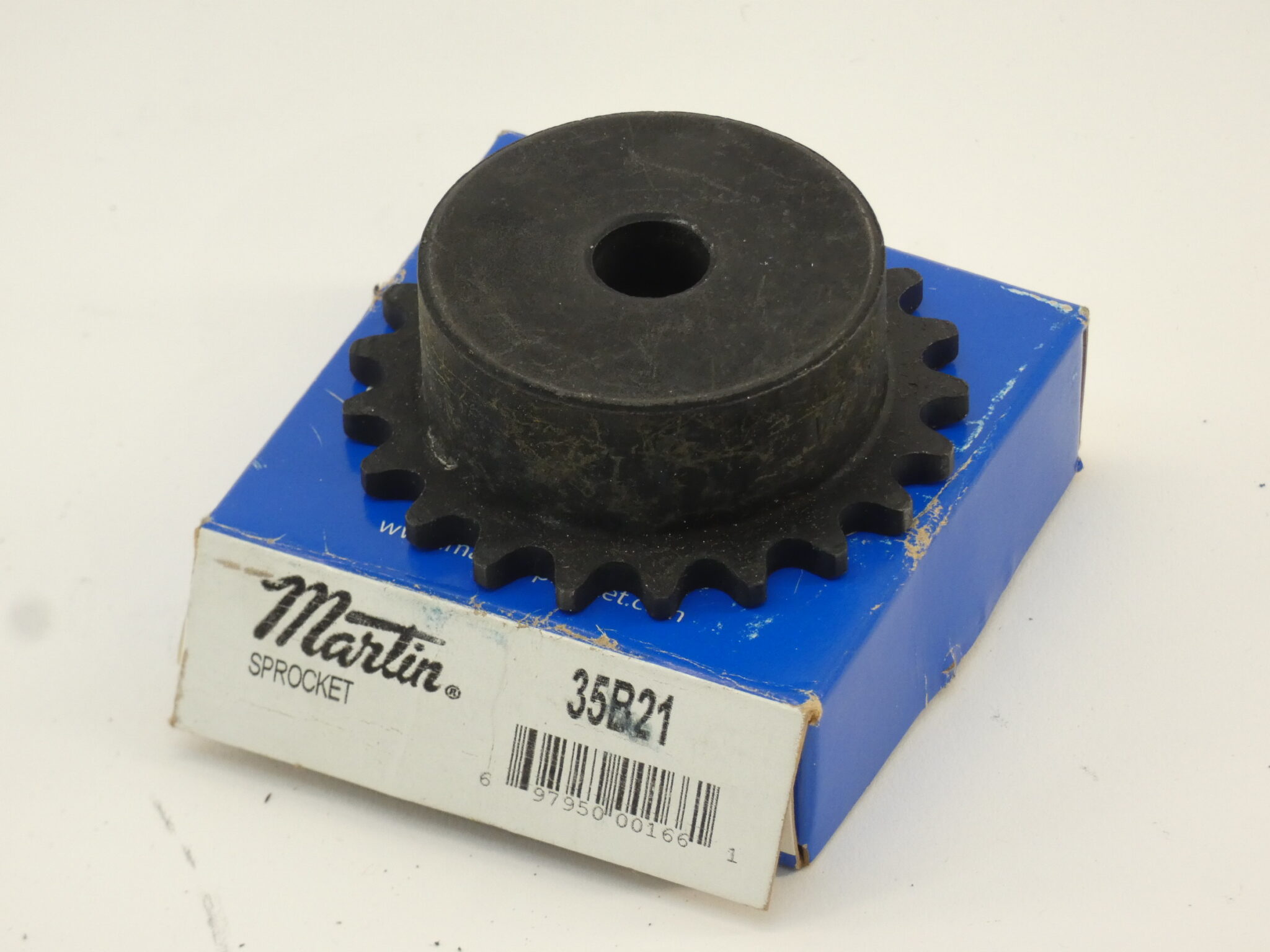 Martin 35B21 Roller Chain Sprocket 1/2″ Bore 21 Teeth – GPM Surplus