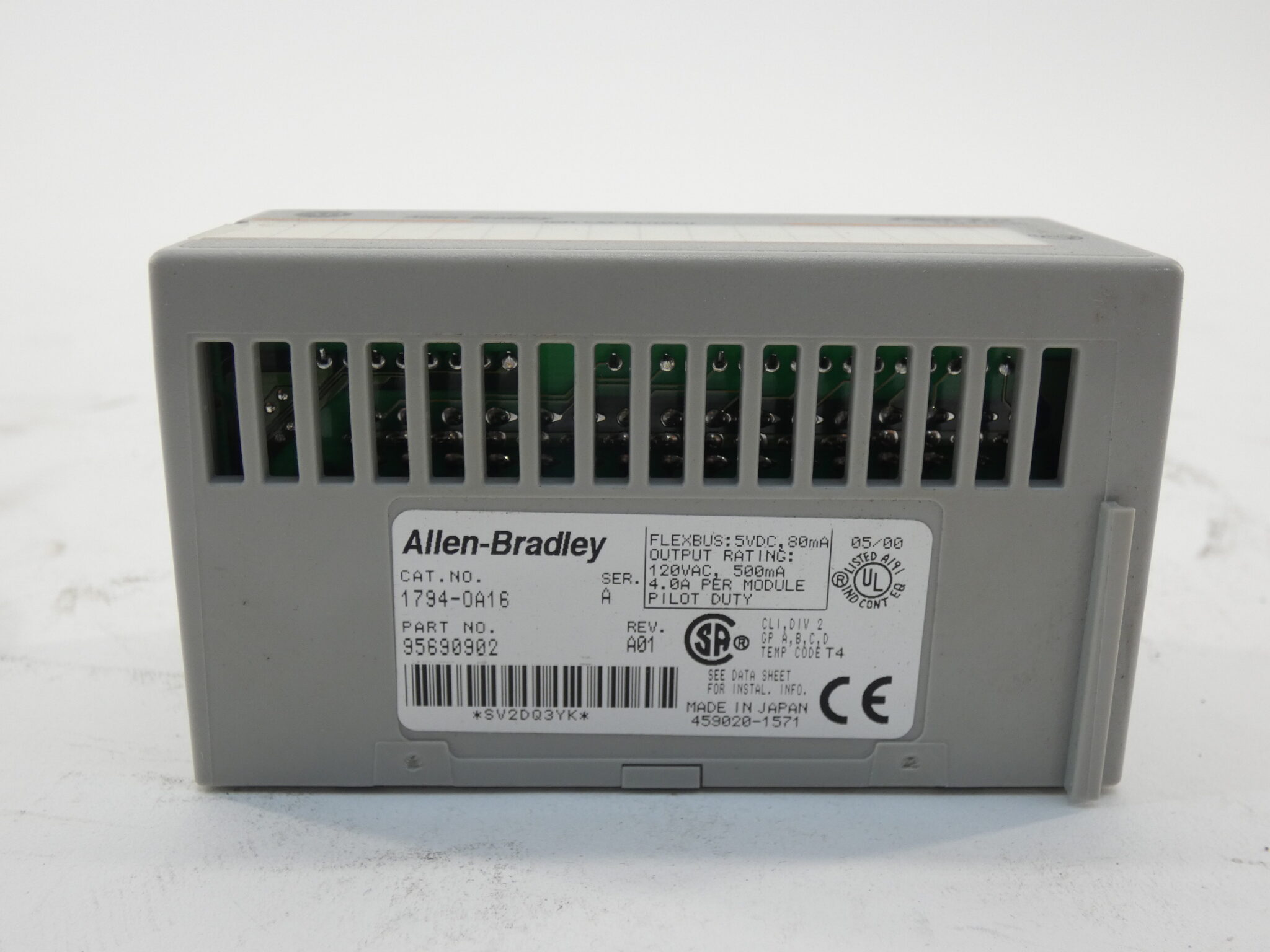 Allen-Bradley 1794-OA16 Flex I/O 16 Output Module 120VAC Series A Rev ...