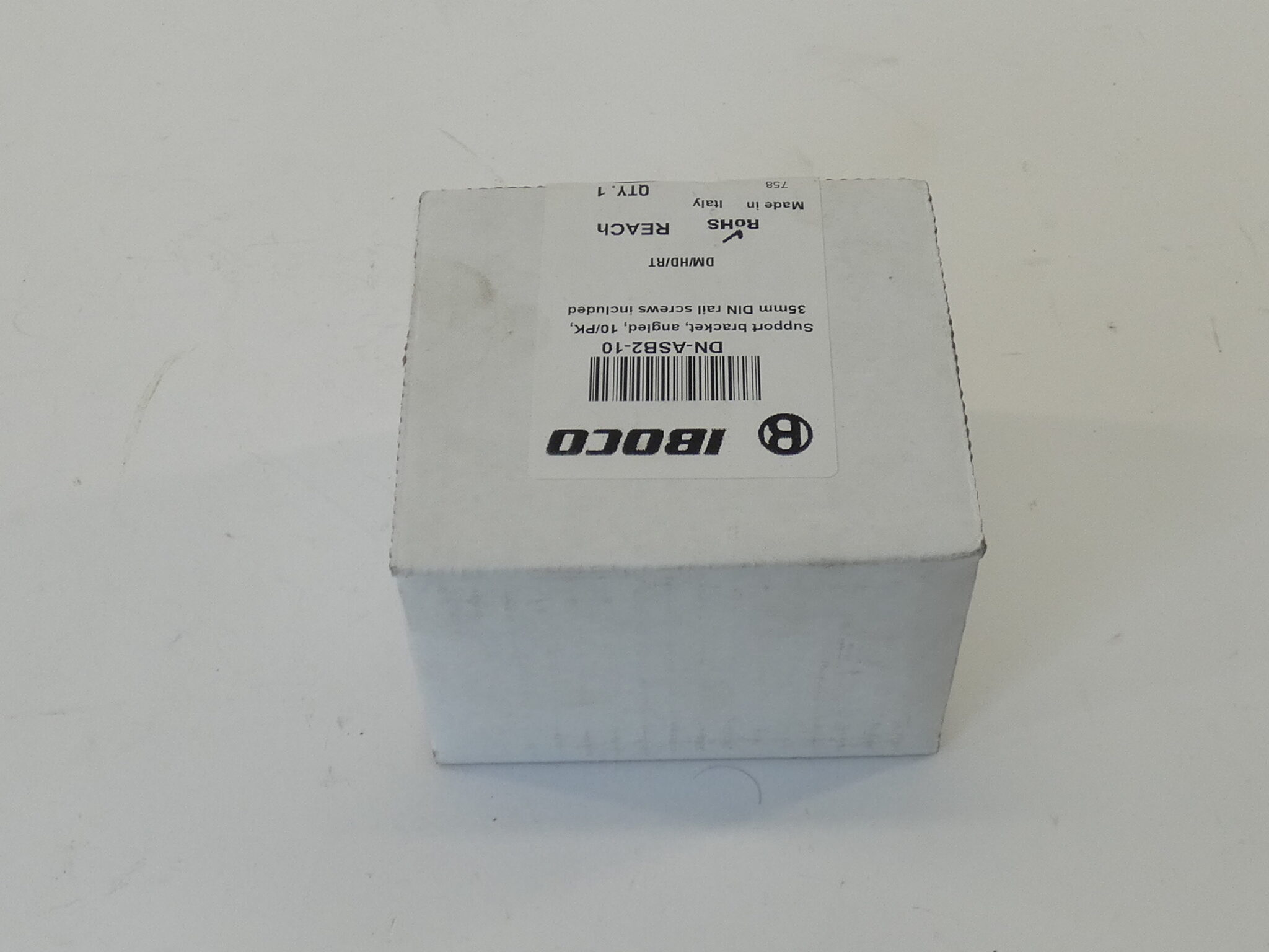 *Pack of 10* IBOCO DN-ASB2-10 Angled Support Bracket W/ 35mm DIN Rail ...