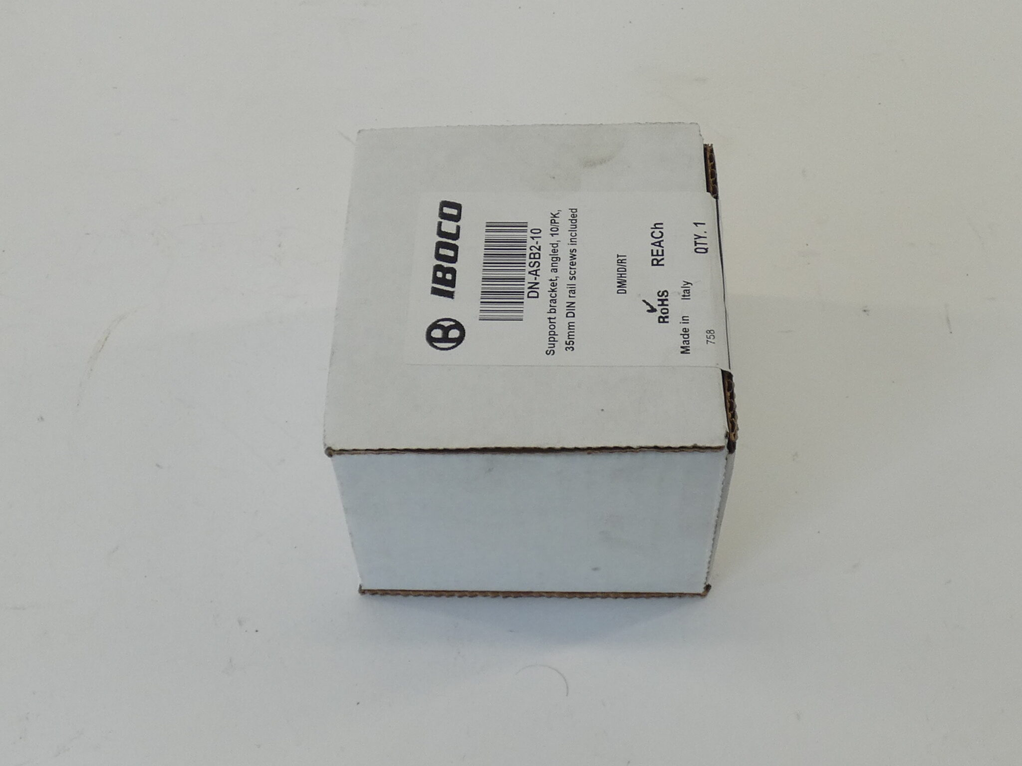 *Pack of 10* IBOCO DN-ASB2-10 Angled Support Bracket W/ 35mm DIN Rail ...