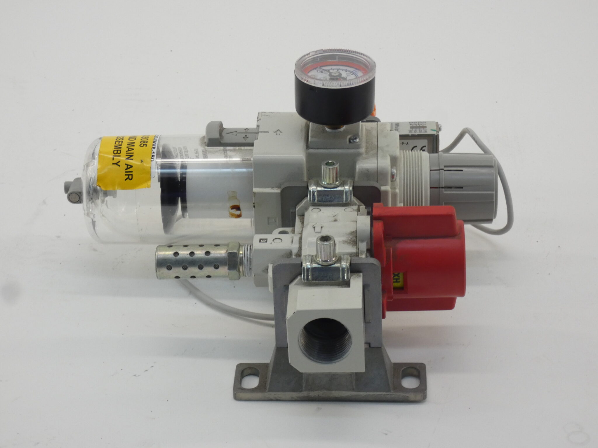 SMC AW40-N04-Z-B Filter/Regulator W/ SMC Pressure Relief Valve and SMC ...