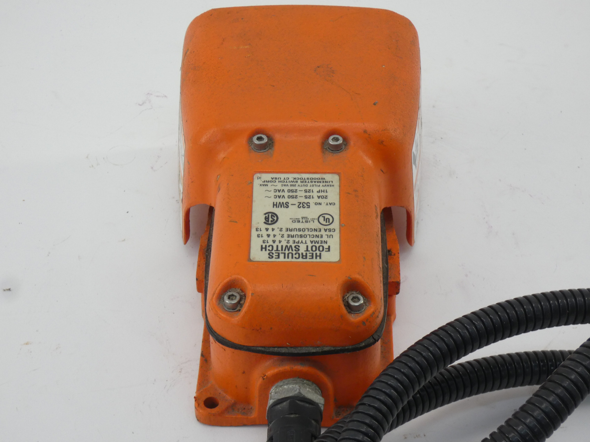 Linemaster 532-SWH Hercules Foot Switch Heavy Duty – GPM Surplus