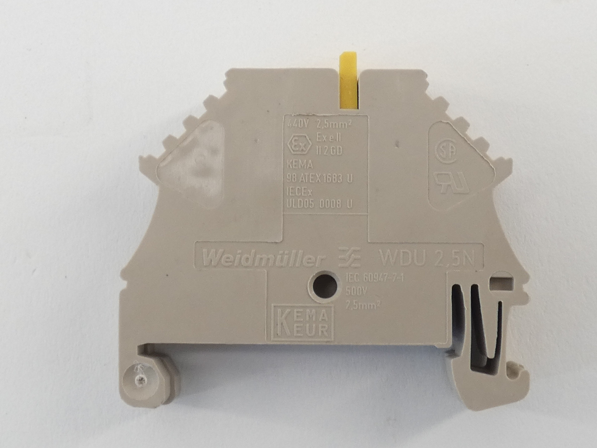 *Lot of 20* Weidmuller WDU 2.5N Terminal Block 500V – GPM Surplus