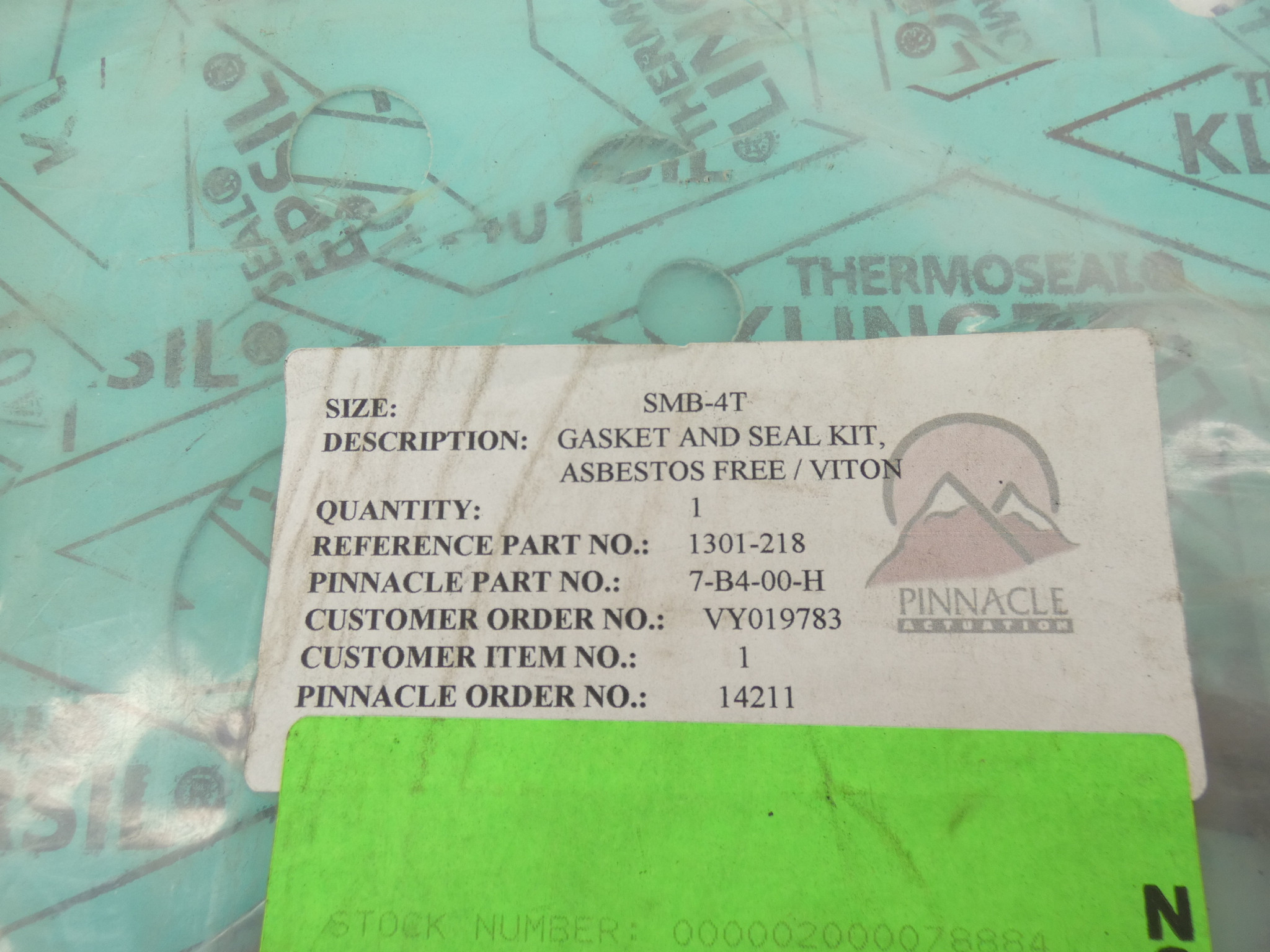 Pinnacle 7-B4-00-H Gasket and Seal Kit Viton SMB-4T – GPM Surplus