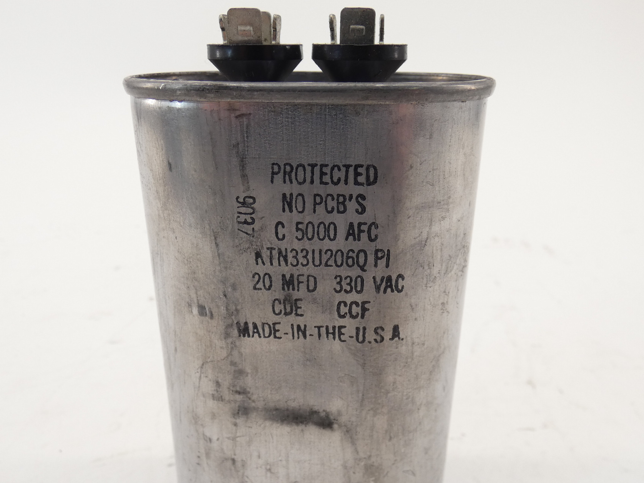 *Lot of 4* KTN33U206QPI Capacitor C 5000 AFC 20 MFD 330 VAC – GPM Surplus