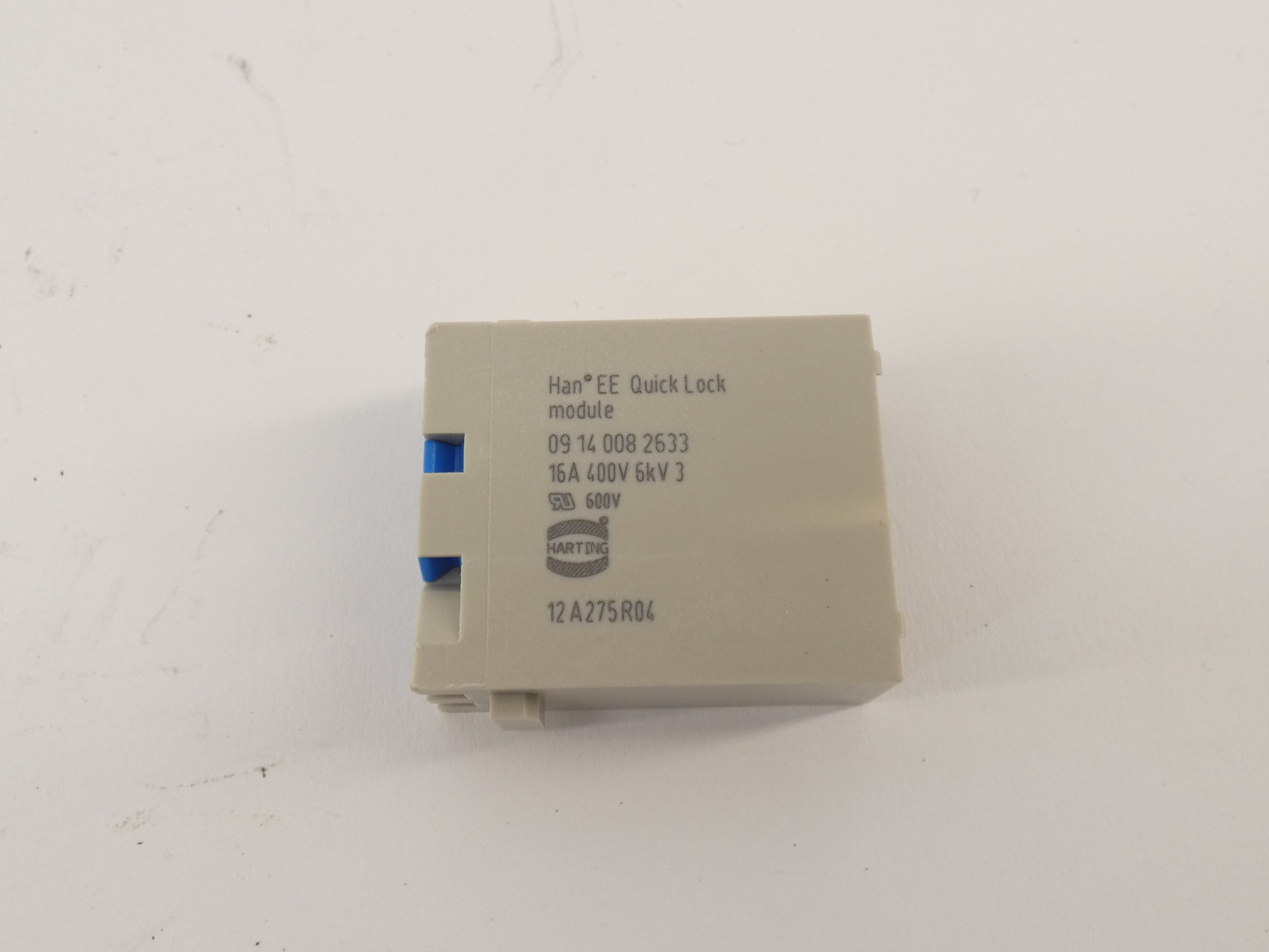 *Lot of 3* Harting 09140082633 HAN Quick-Lock Module Connector 16A 400V ...