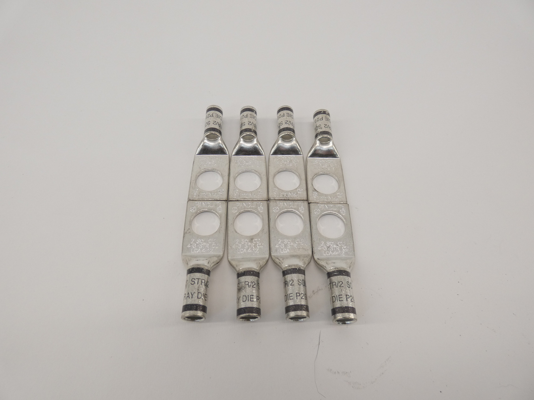 *Lot of 8* Panduit LCA4-12-L Compression Lug Terminal Tongue – GPM Surplus