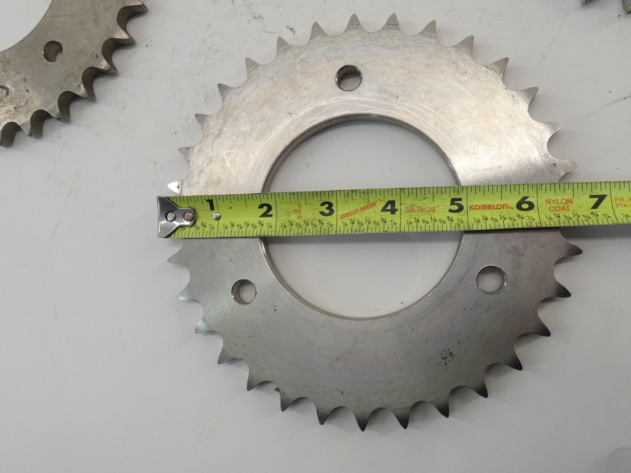 *Lot of 5* Roller Chain Plate Sprocket 32 Teeth 3-1/4″ Bore – GPM Surplus