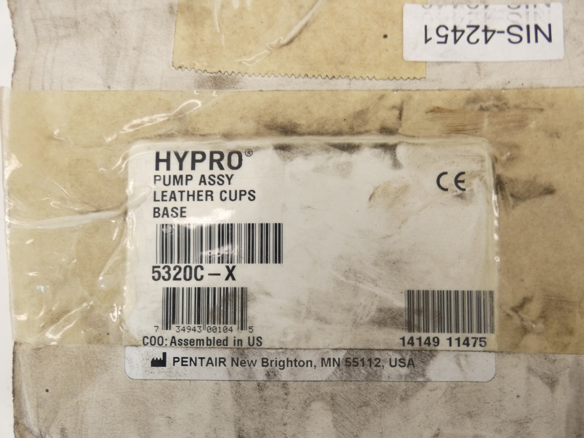 Pentair Hypro 5320C-X Piston Plunger Pump 2.2GPM 500PSI 1800RPM – GPM ...