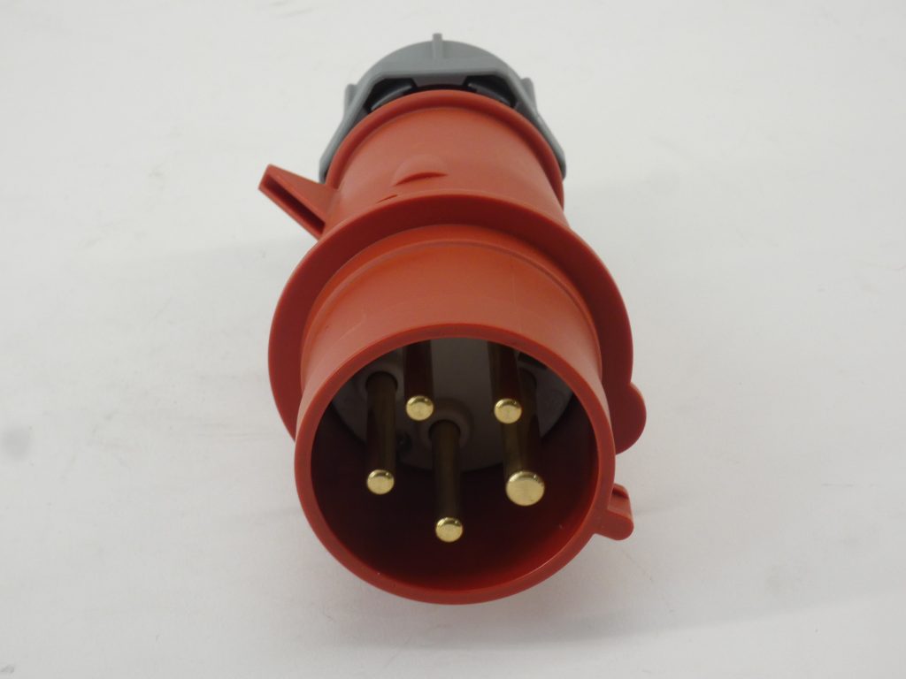 Mennekes Typ 4 Red Power Lock Connector Plug 32A-6h 200-415V 3P+N+IP44 ...
