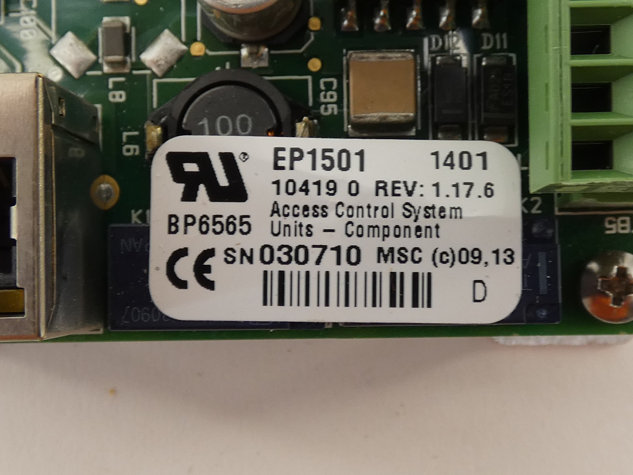 Honeywell PW6K1ICE Access Control System Rev 1.17.6 Authentic Mercury ...